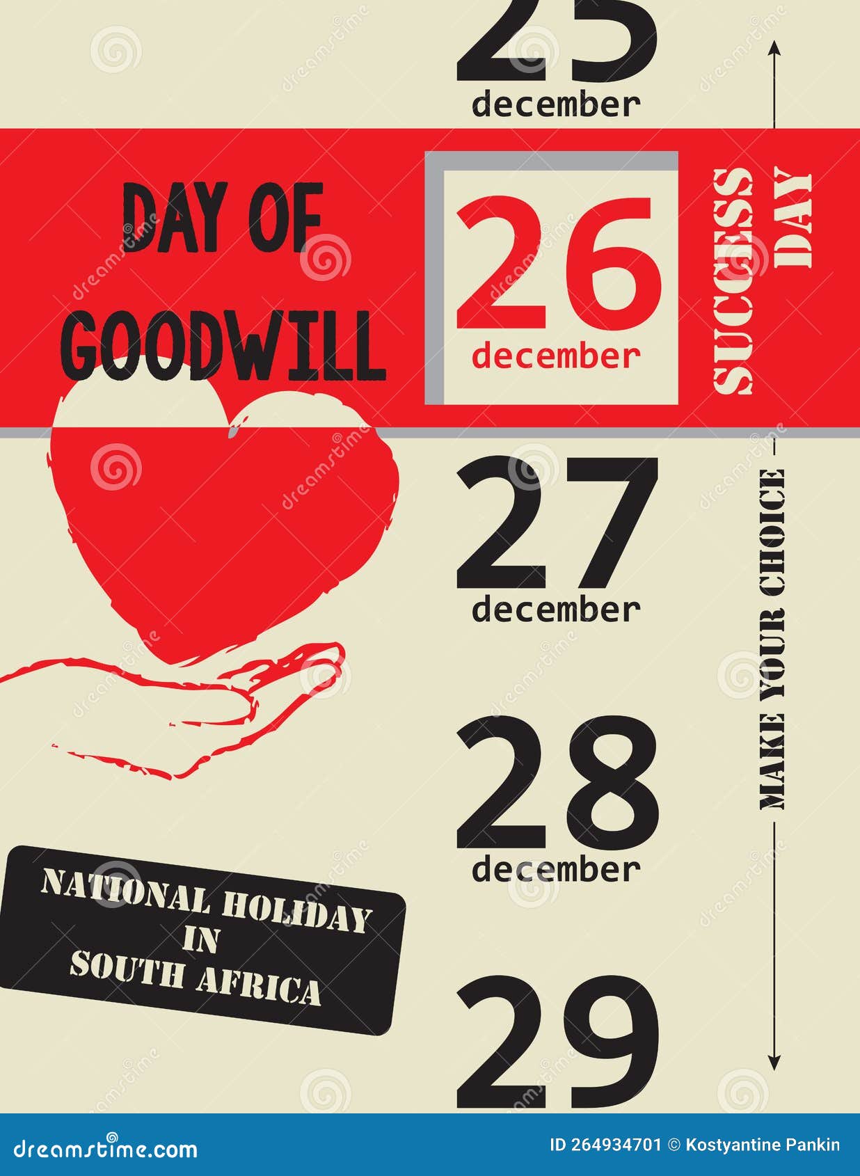 Day of Goodwill stock vector. Illustration of celebrate - 264934701