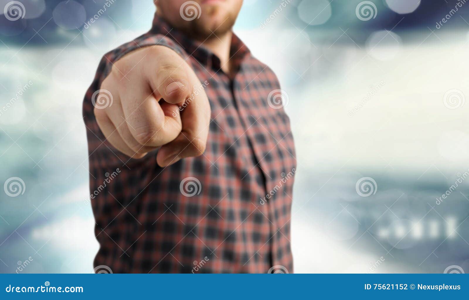 Make your choice stock photo. Image of business, touching - 75621152