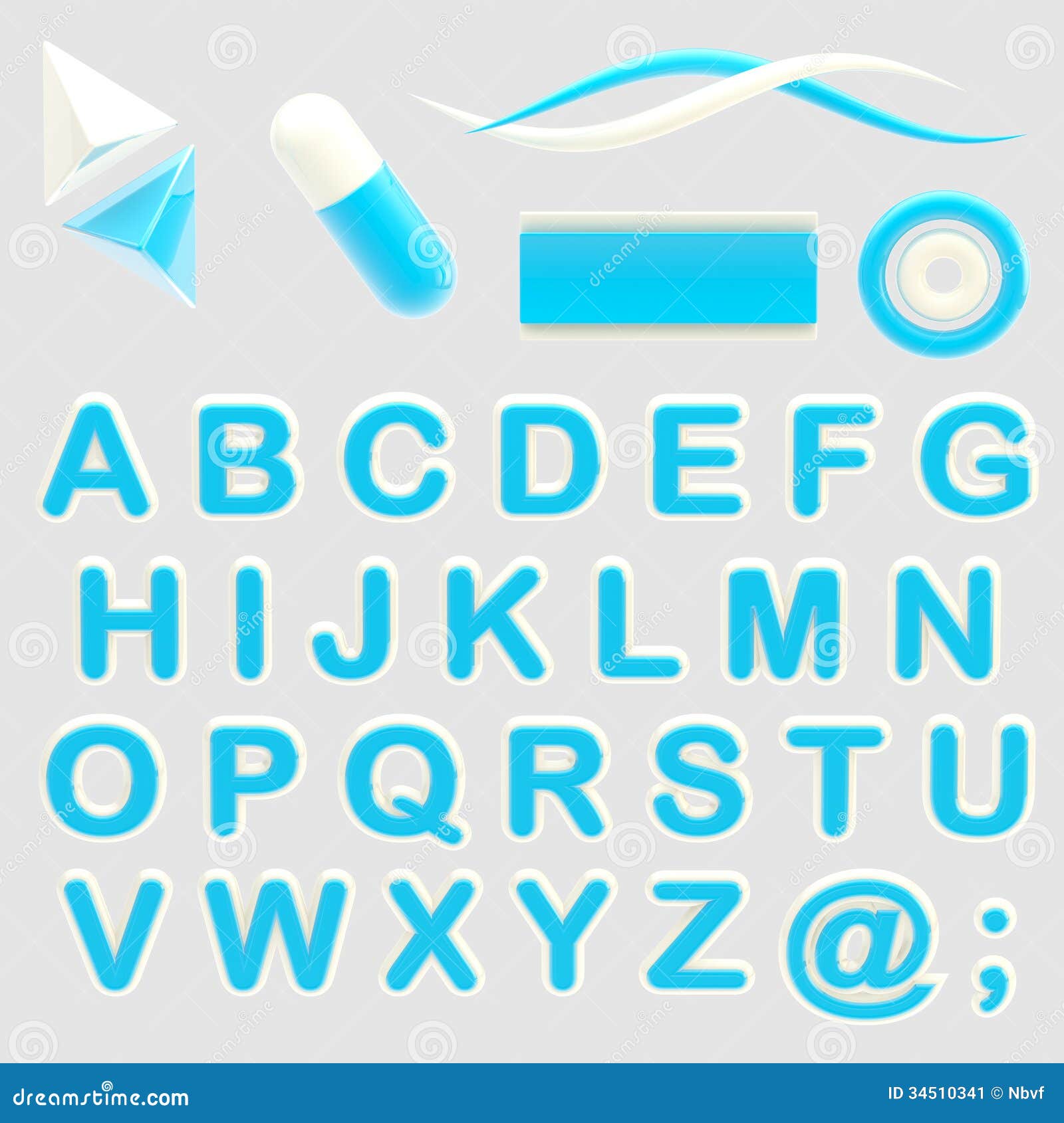 Make Your Logo Abc Alphabet Set with Emblems Stock Illustration ...