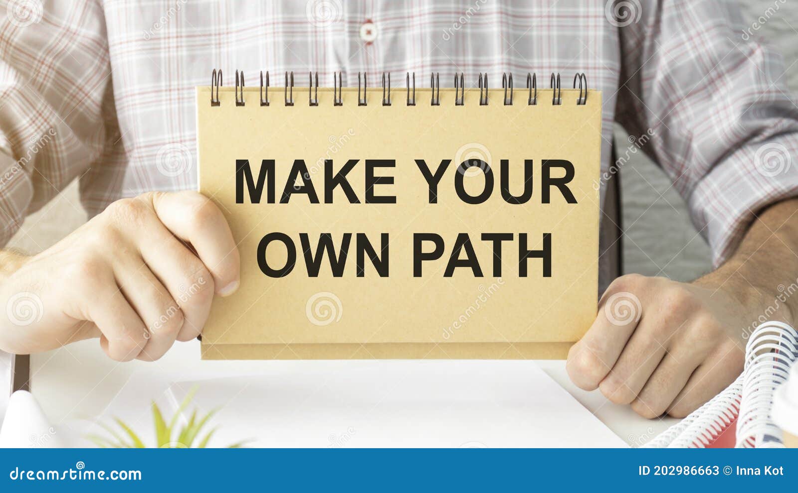Make Your Own Path, Inspiration Quotes Stock Image - Image of quote ...