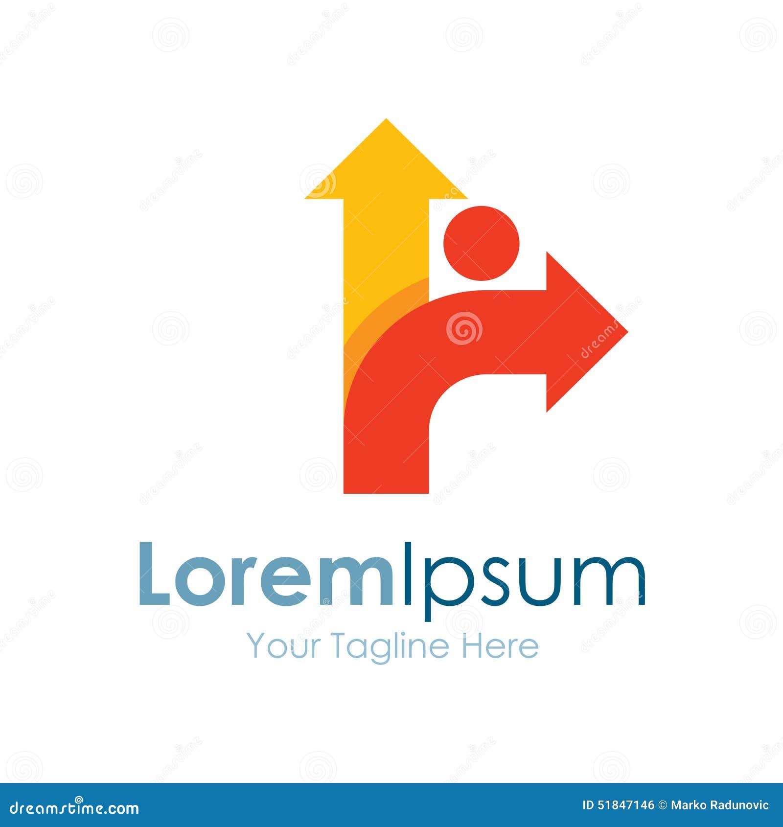 Make Your Own Path Life Hacks Concept Elements Icon Logo Stock ...