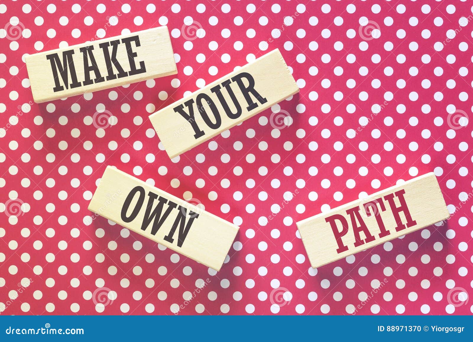 Make your own path quote stock photo. Image of vintage - 88971370