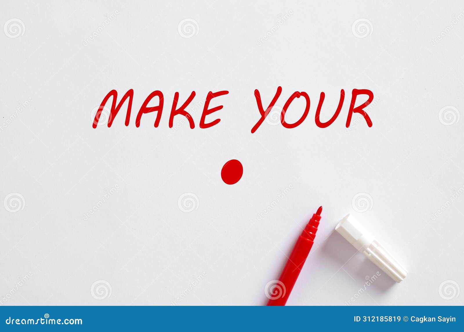Make Your Point Message. To Argue or Promote an Idea Stock Image ...