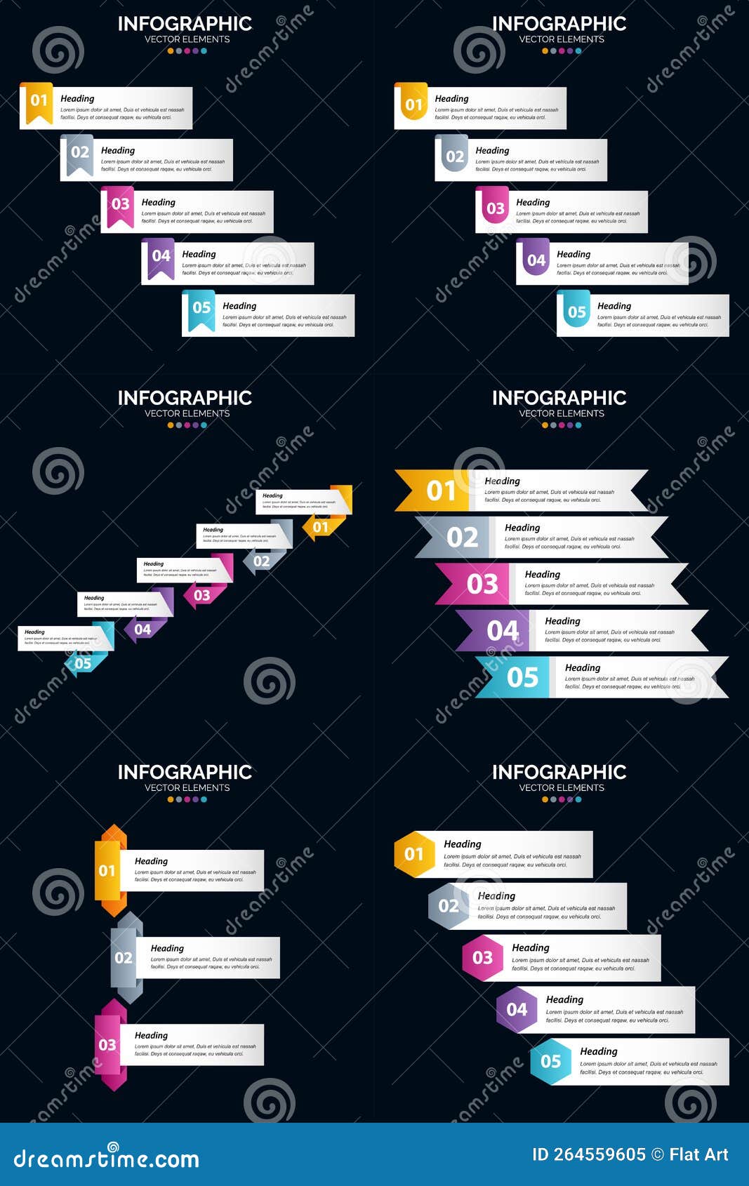 Make Your Presentation Stand Out with Vector Infographics Stock Vector ...
