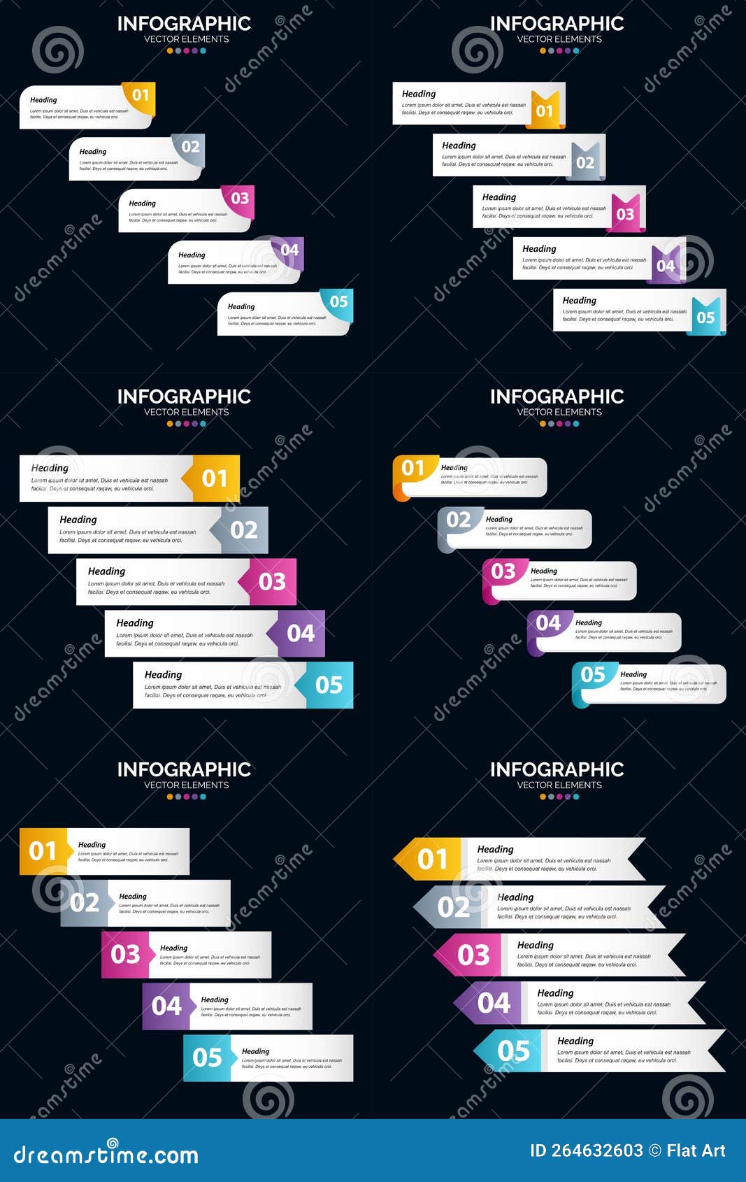 Make Your Presentation Stand Out with Vector Infographics Stock Vector ...