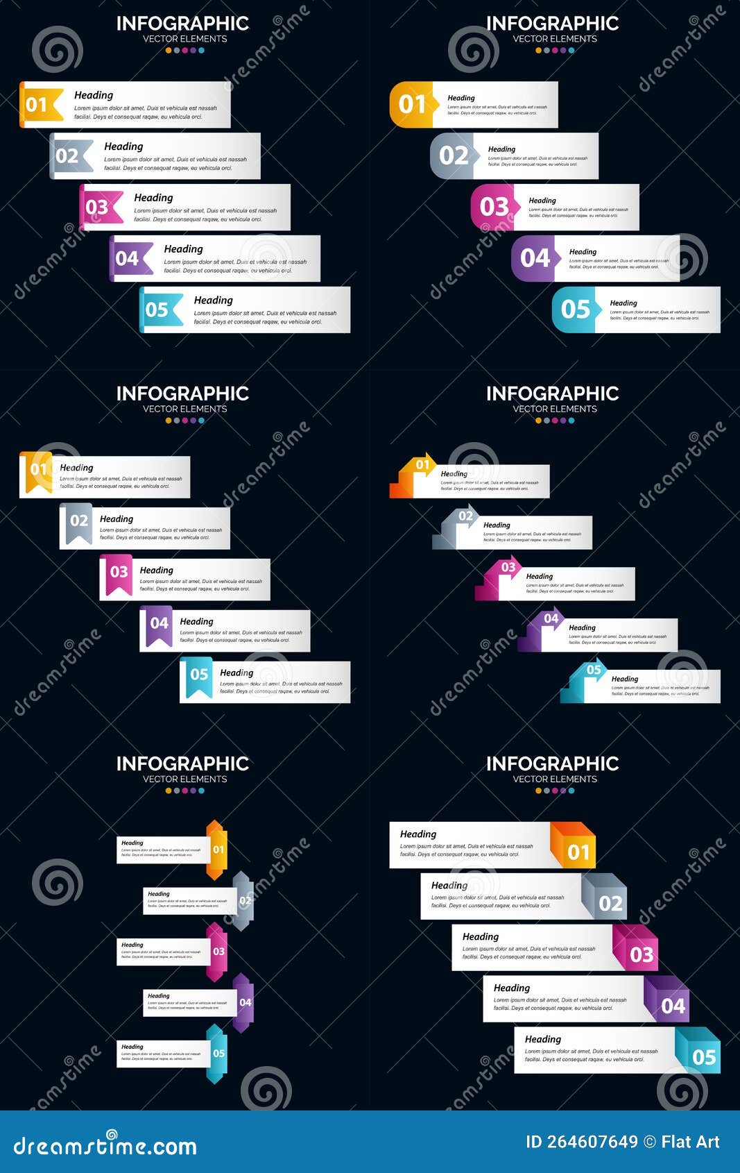 Make Your Presentation Stand Out with Vector Infographics Stock Vector ...