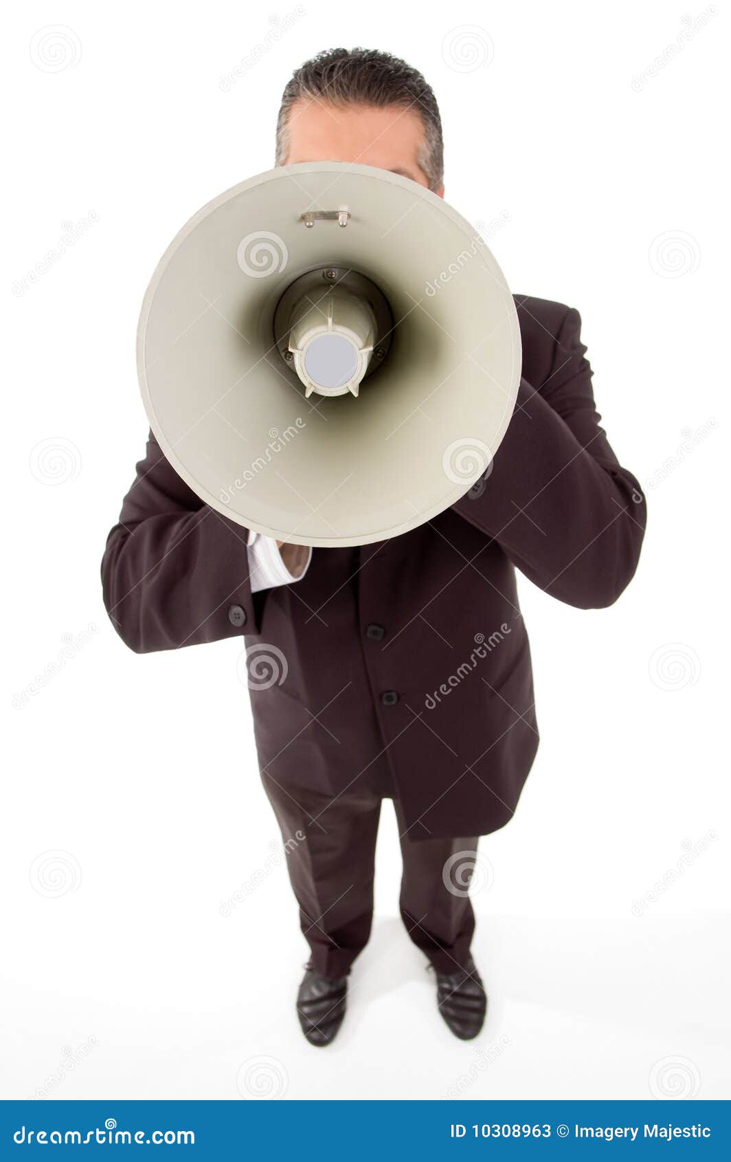 Make yourself heard stock image. Image of announce, business - 10308963