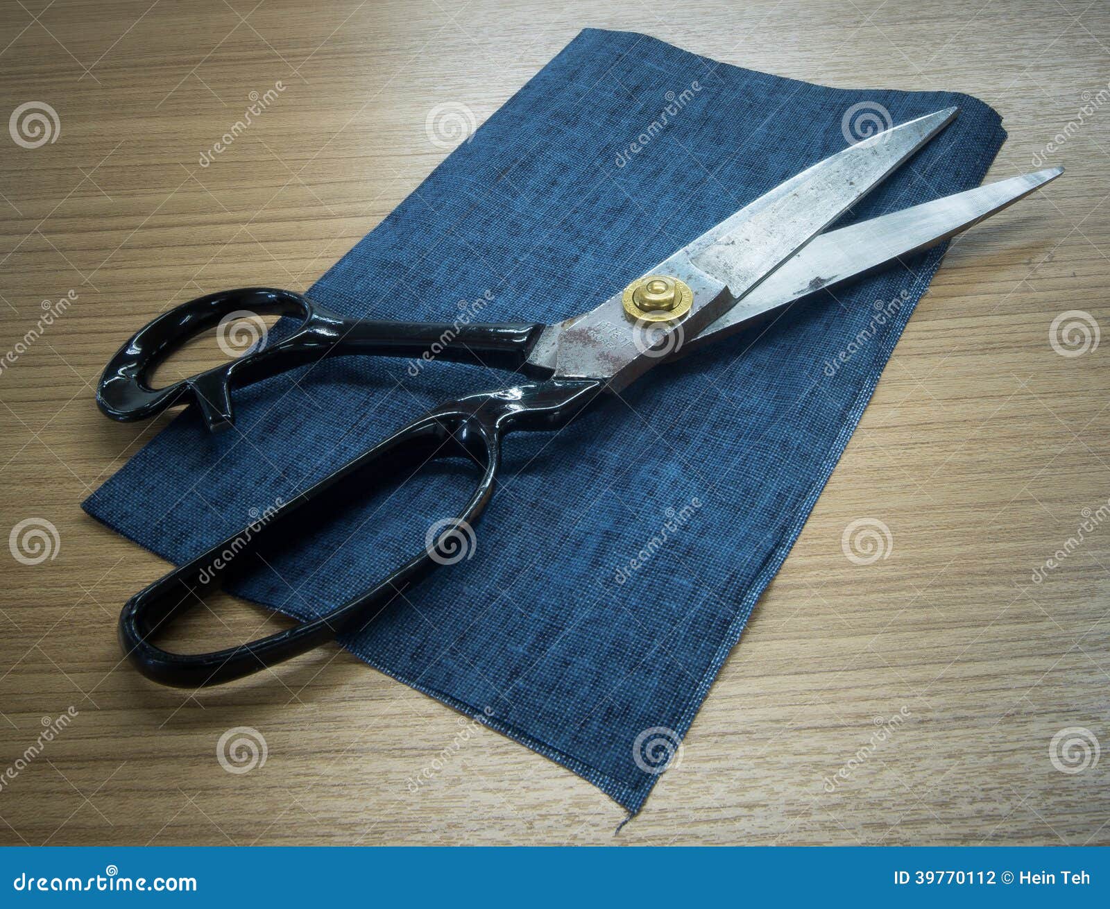 Makende Schaar Grote Kleermakerij of Het Maken Schaar Stock Foto ...