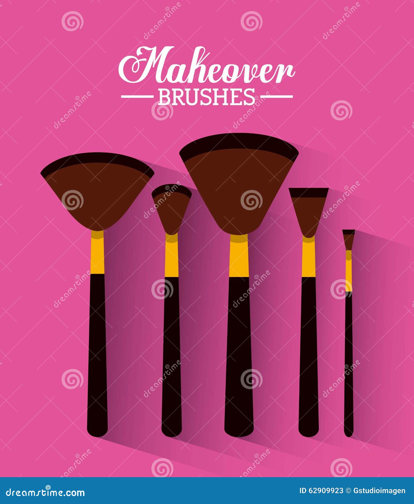 Makeover female design stock vector. Illustration of vector - 62909923