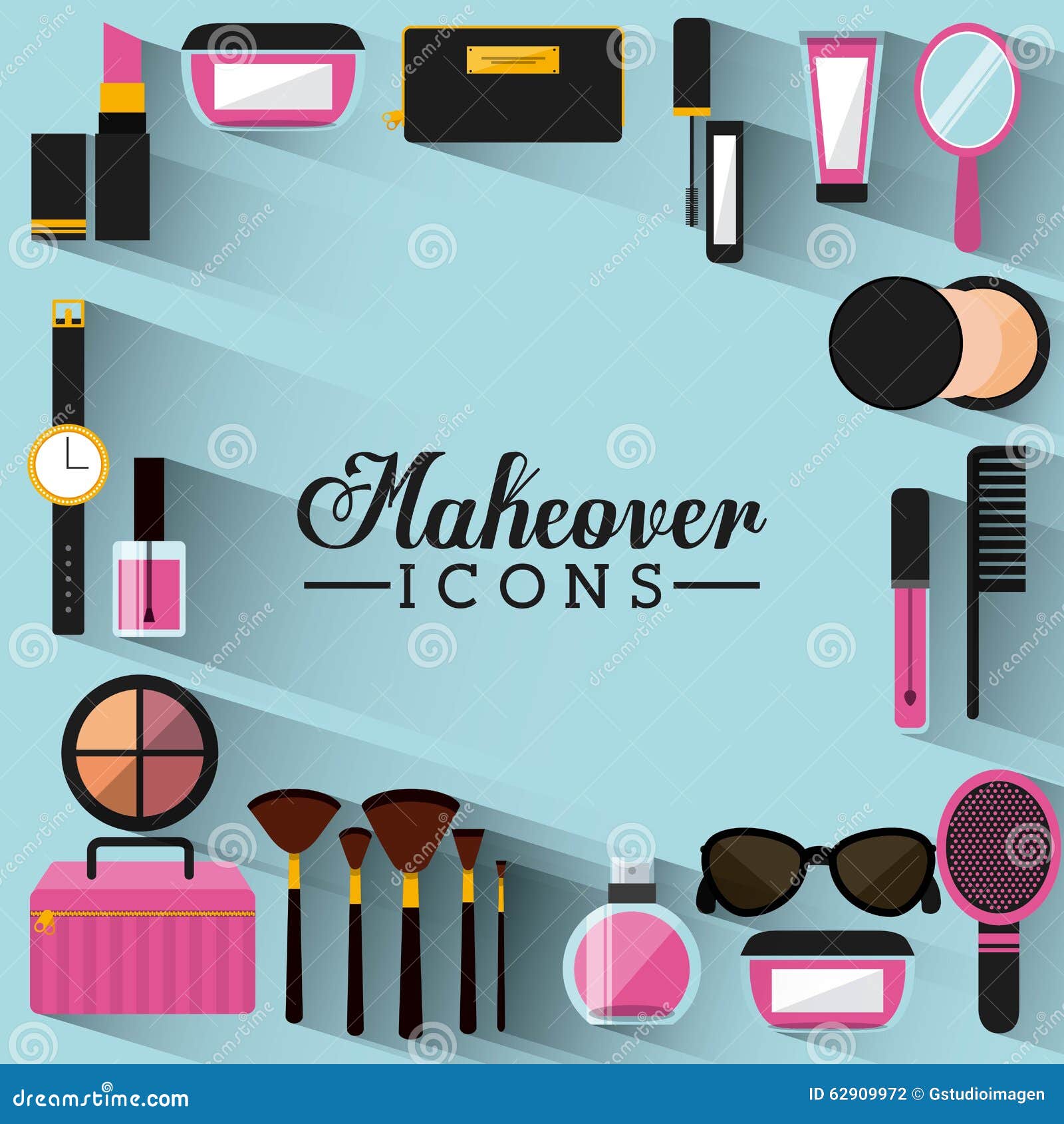 Makeover female design stock vector. Illustration of elegance - 62909972