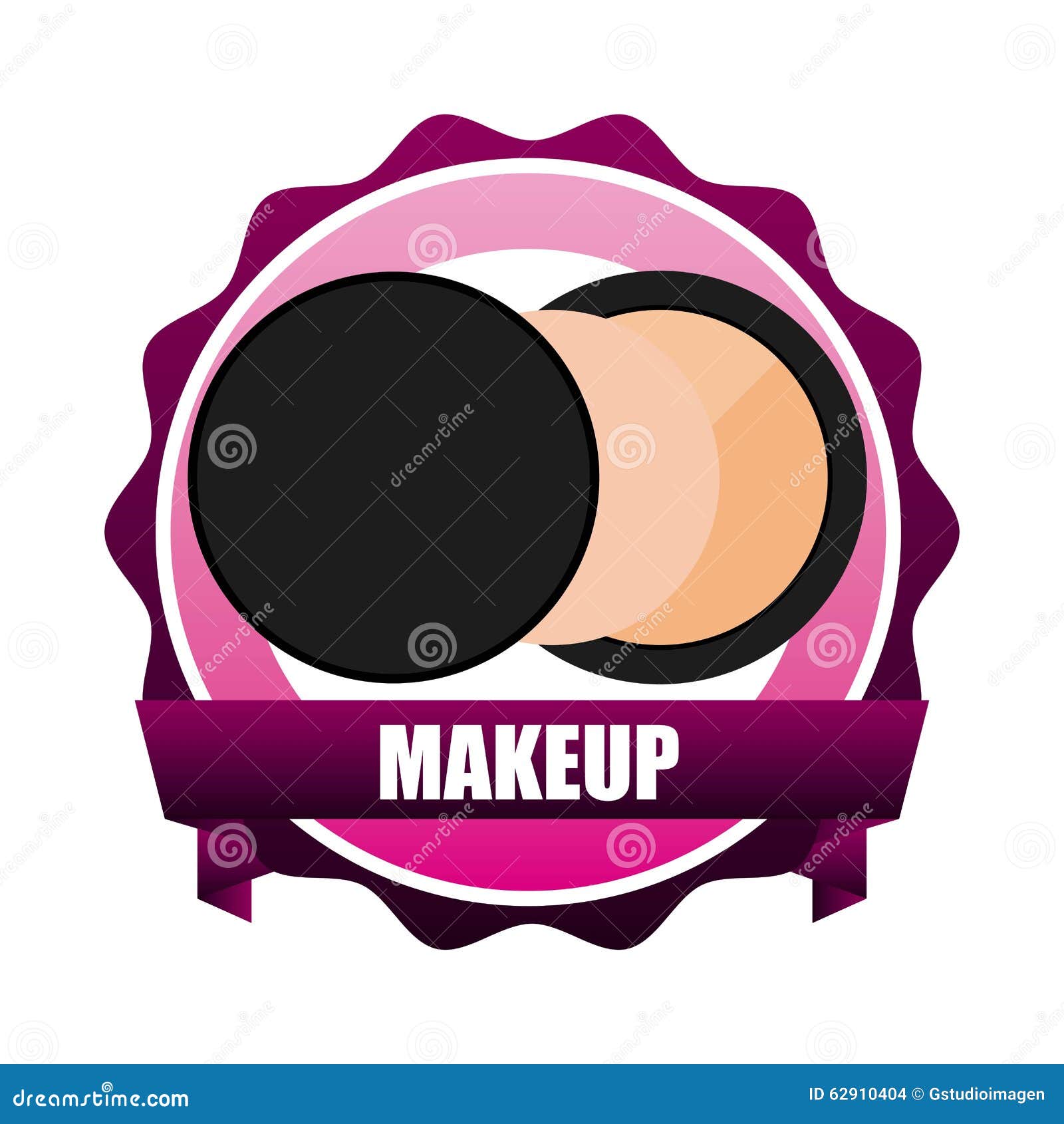 Makeover female design stock vector. Illustration of circle - 62910404