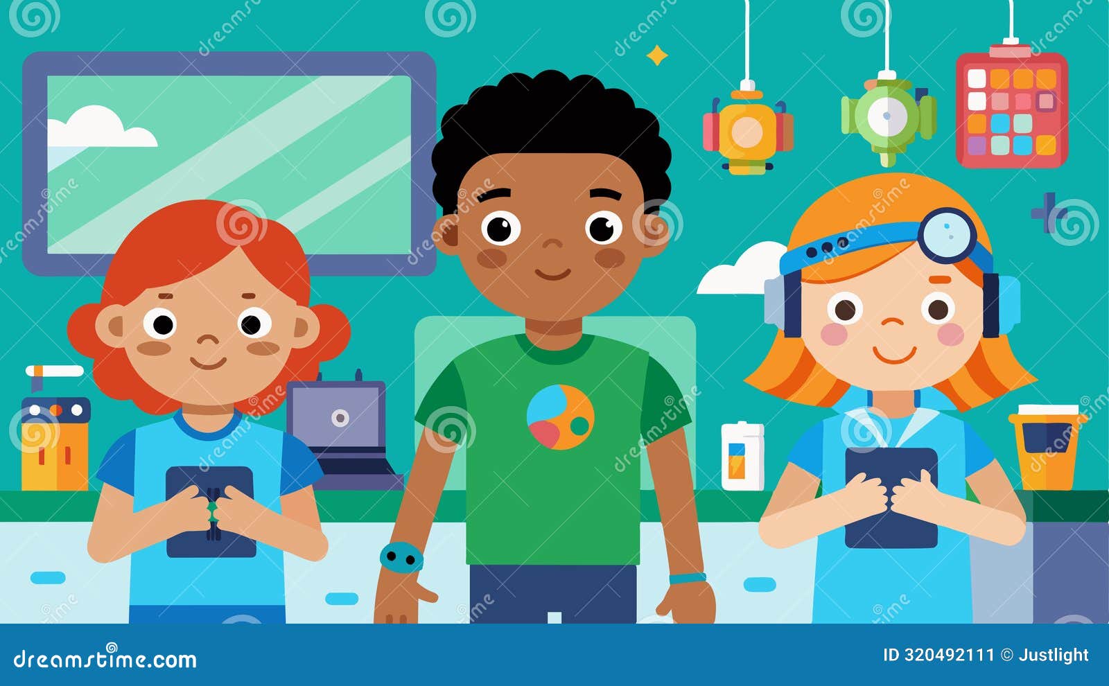 In the Maker Space Children Proudly Display Their Homemade Wearable ...