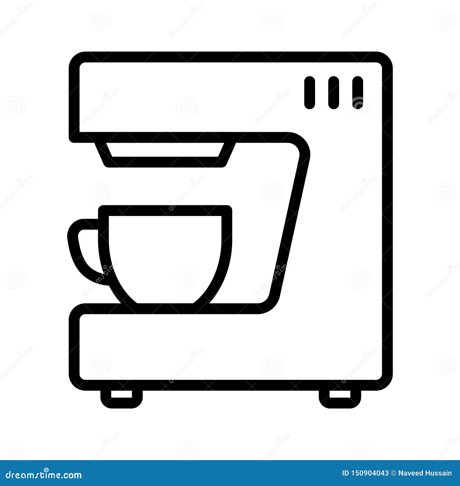 Maker Thin Line Vector Icon Stock Illustration - Illustration of ...