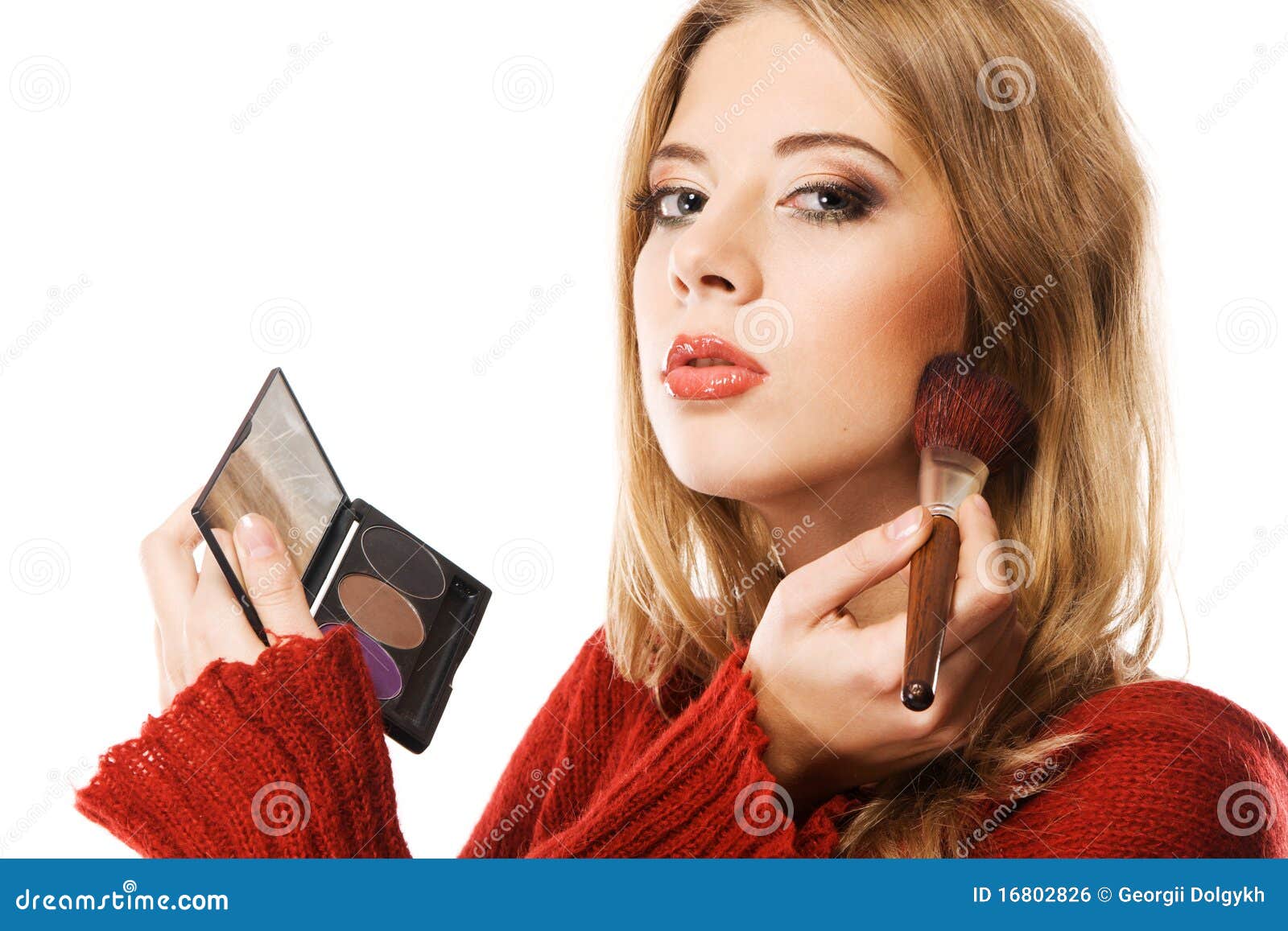 Makeup stock photo. Image of beautiful, blush, people - 16802826