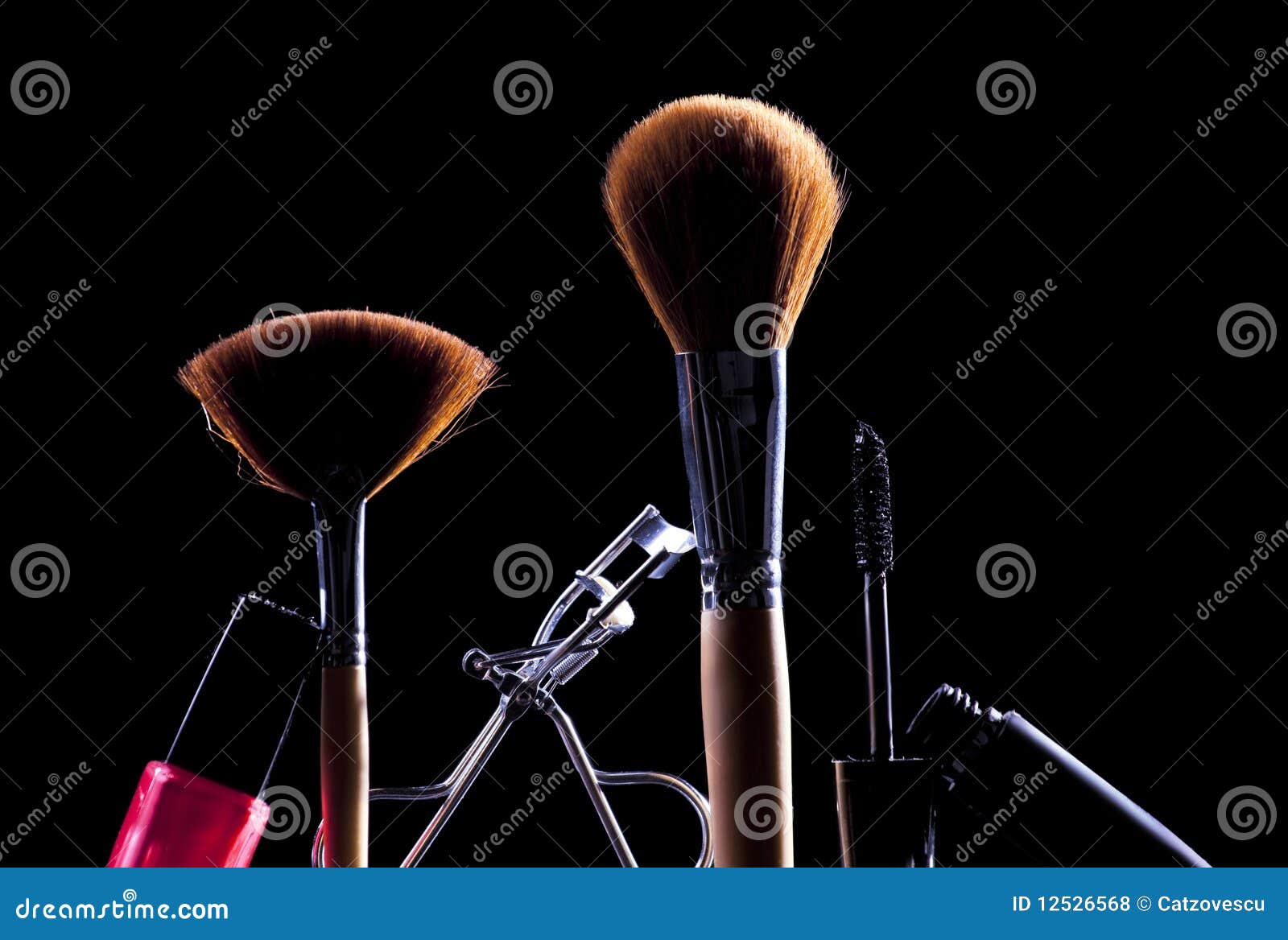 Makeup accessories stock photo. Image of accessory, hygiene - 12526568