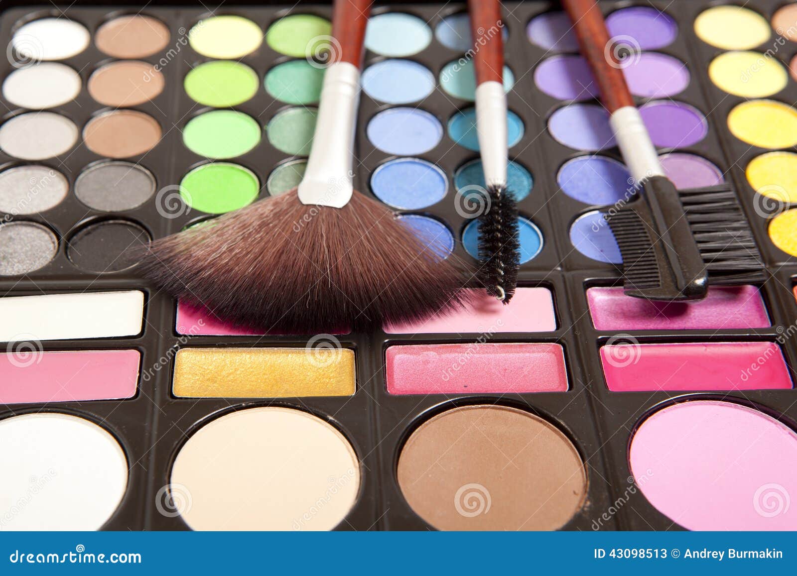 Makeup accessories stock image. Image of multicolor, close - 43098513
