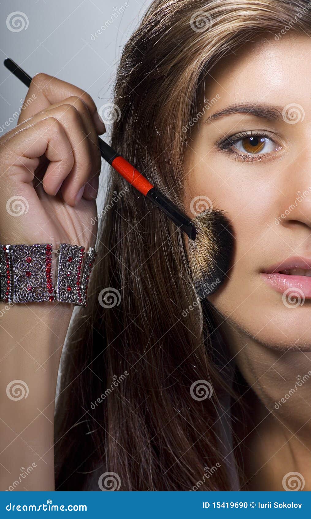 Makeup artist stock photo. Image of glamour, face, caucasian - 15419690