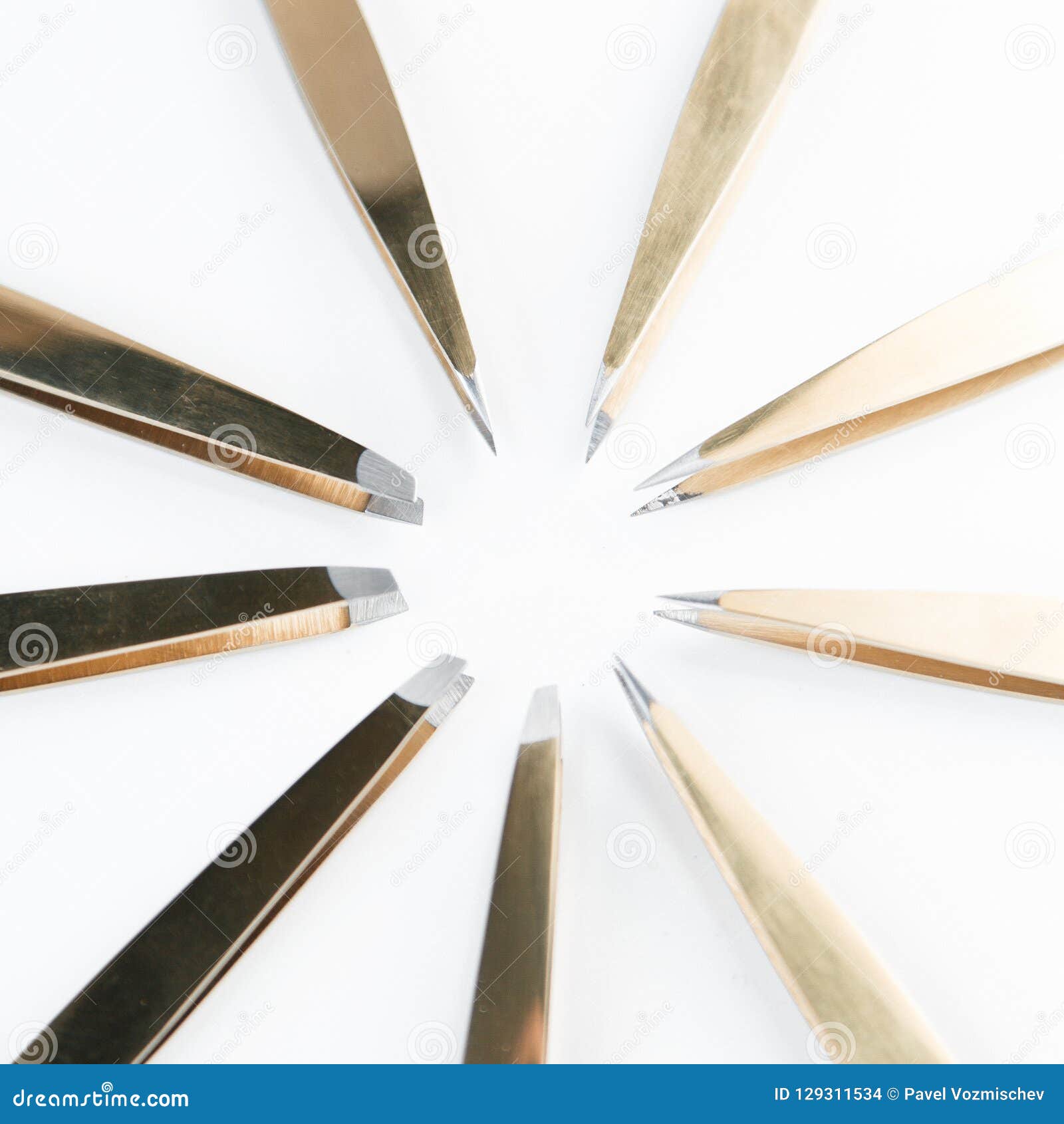 Makeup Artist and Eyebrow Tools. Stock Photo - Image of isolated ...