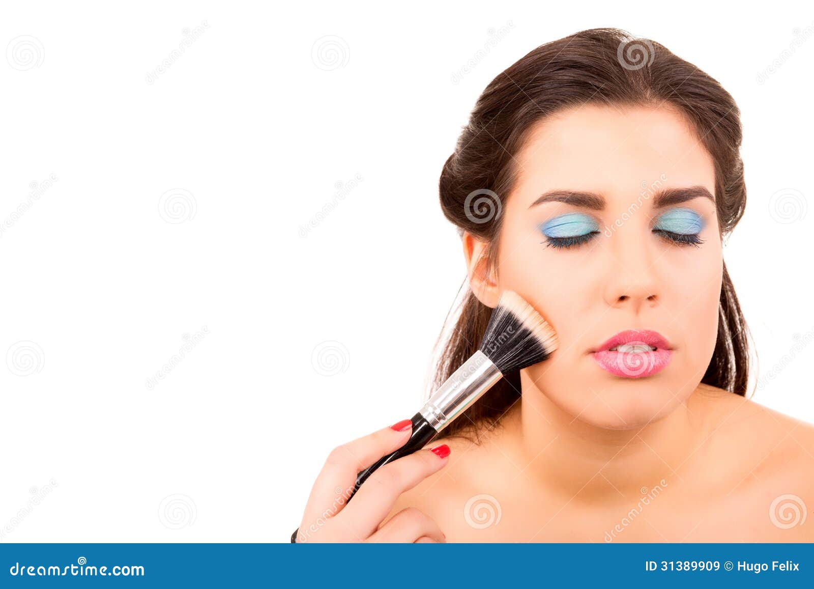 Makeup artist stock image. Image of color, people, makeover - 31389909
