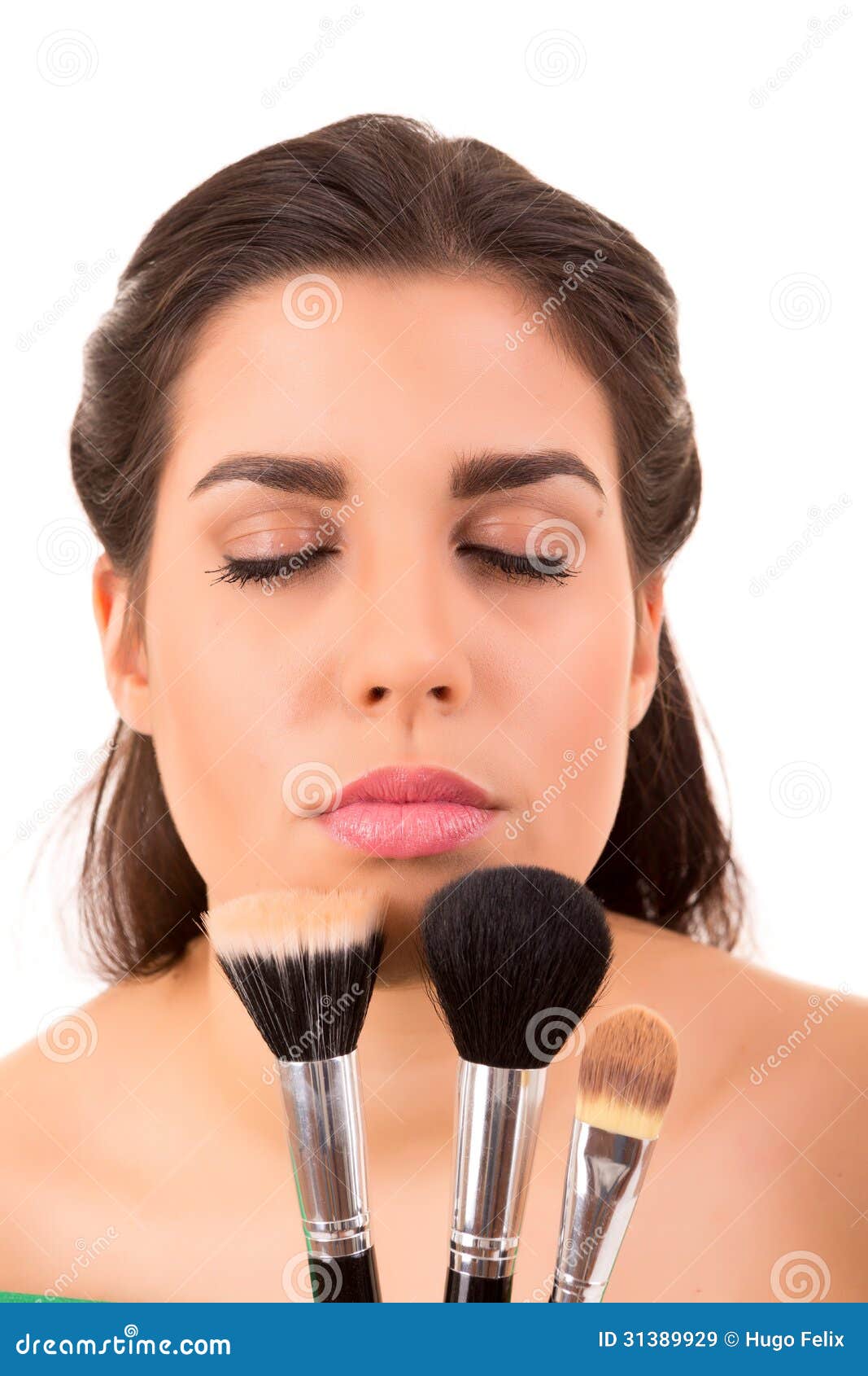 Makeup artist stock image. Image of makeup, color, girl - 31389929