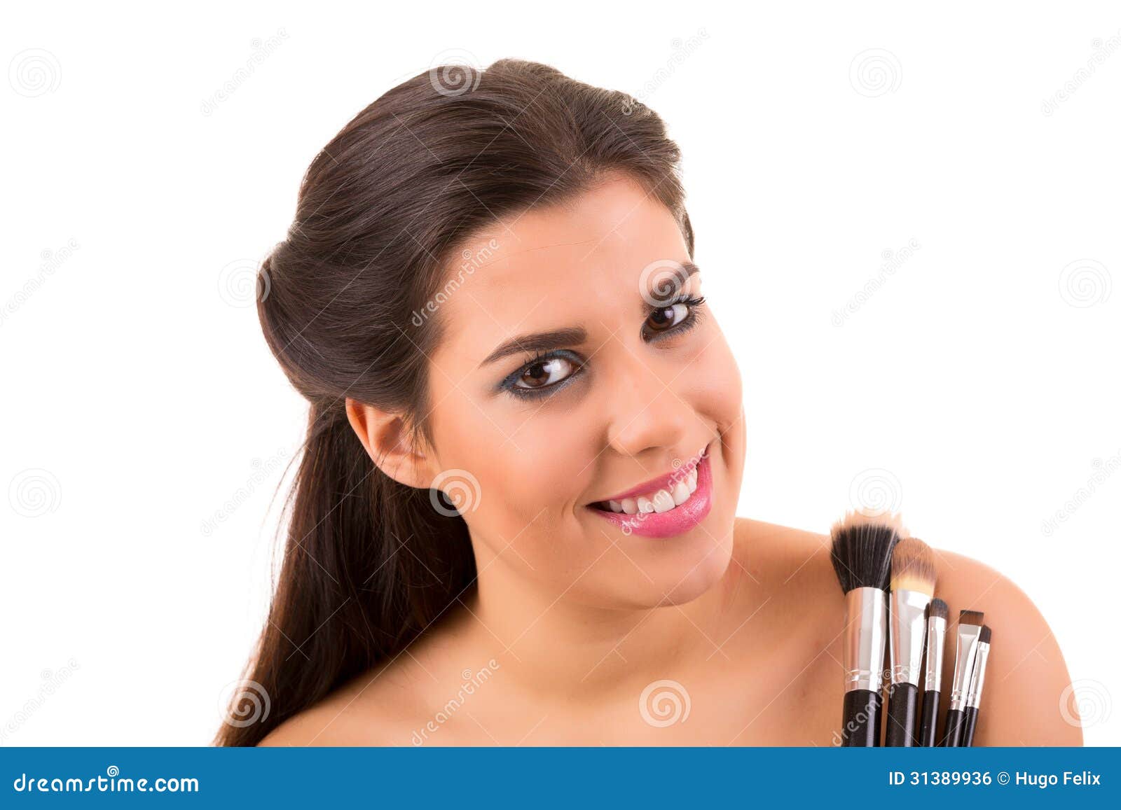 Makeup artist stock photo. Image of fresh, girl, glamour - 31389936