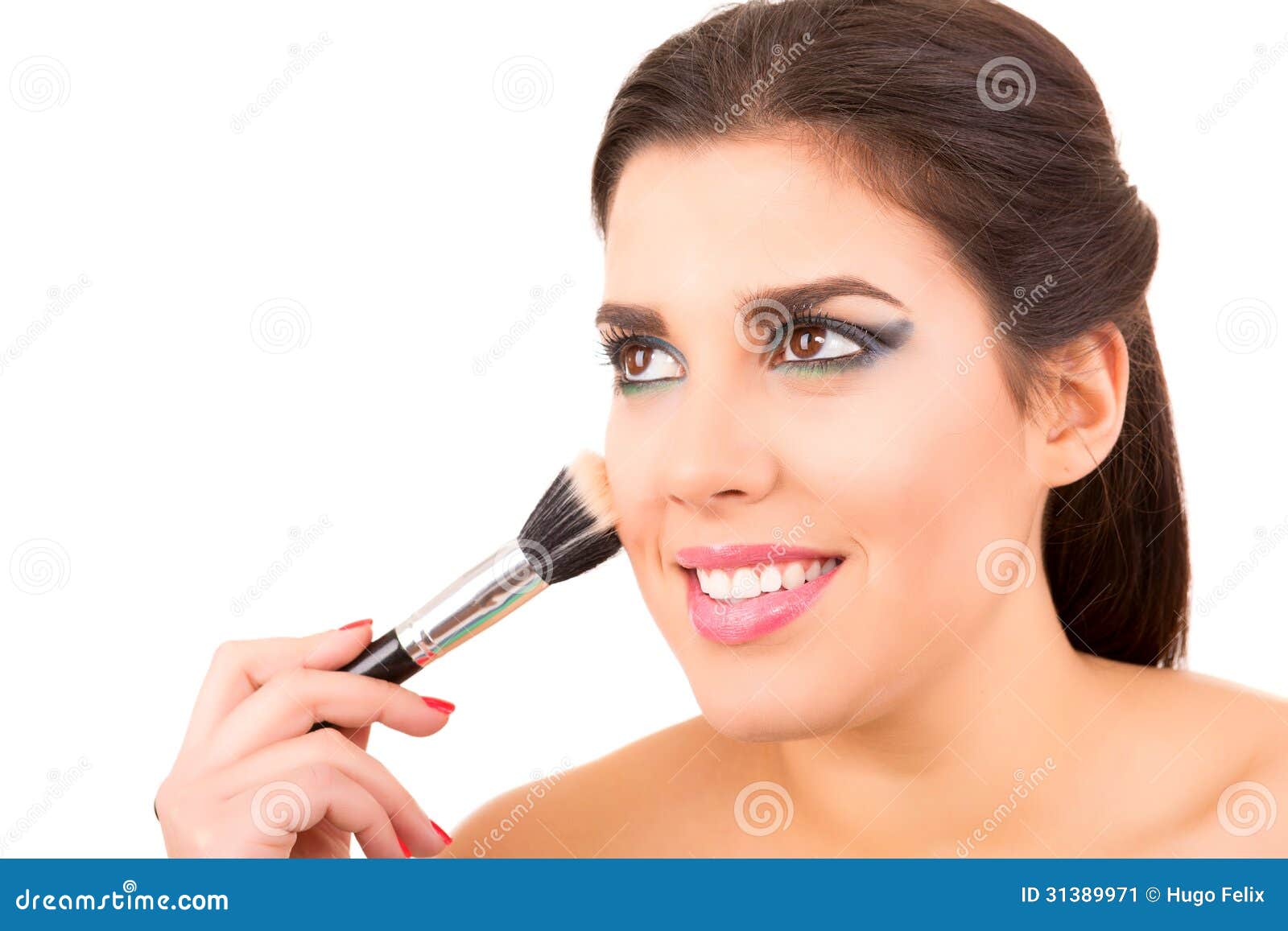 Makeup artist stock image. Image of glamour, makeover - 31389971