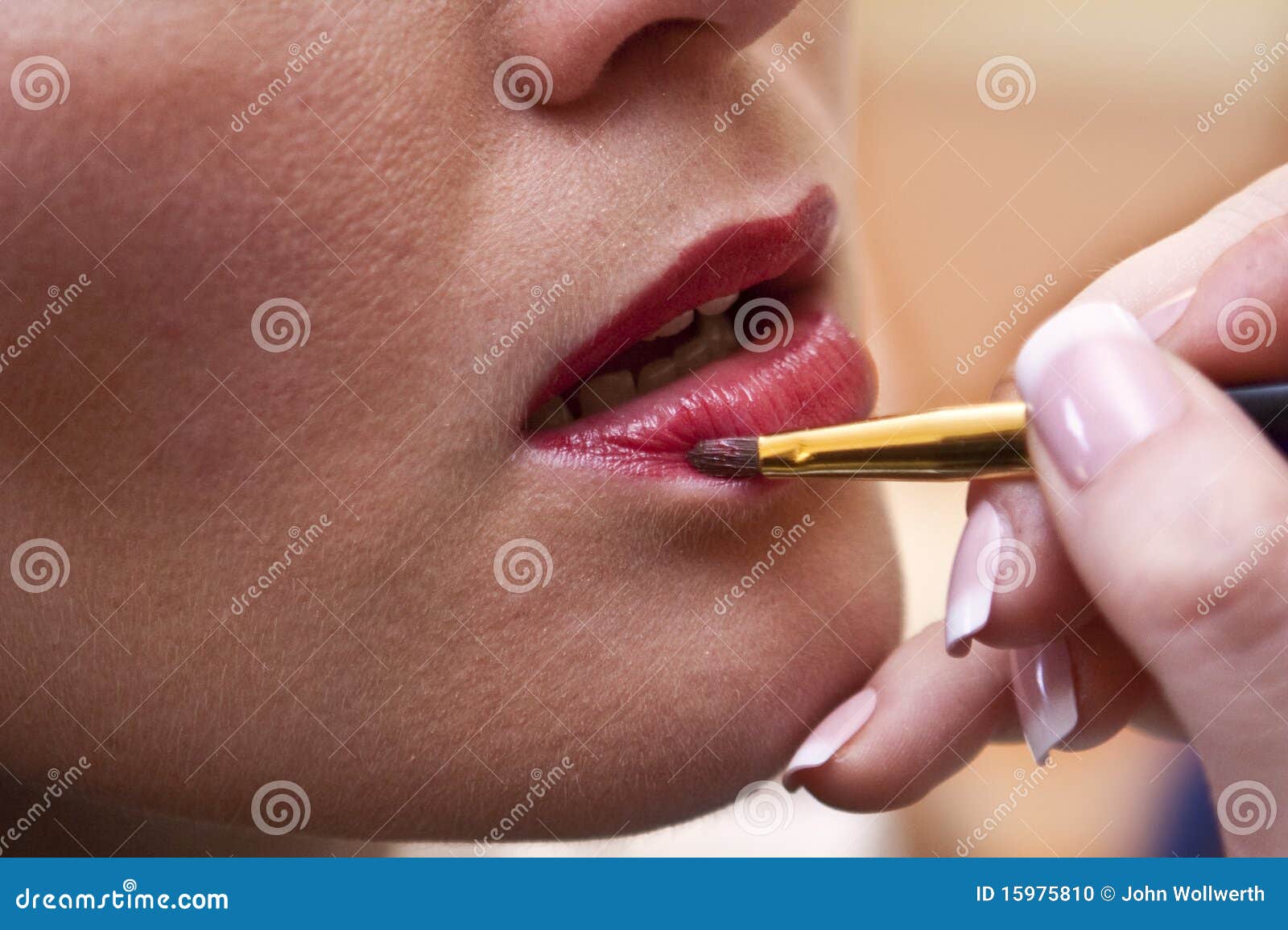 Makeup being applied stock photo. Image of makeup, feminine - 15975810