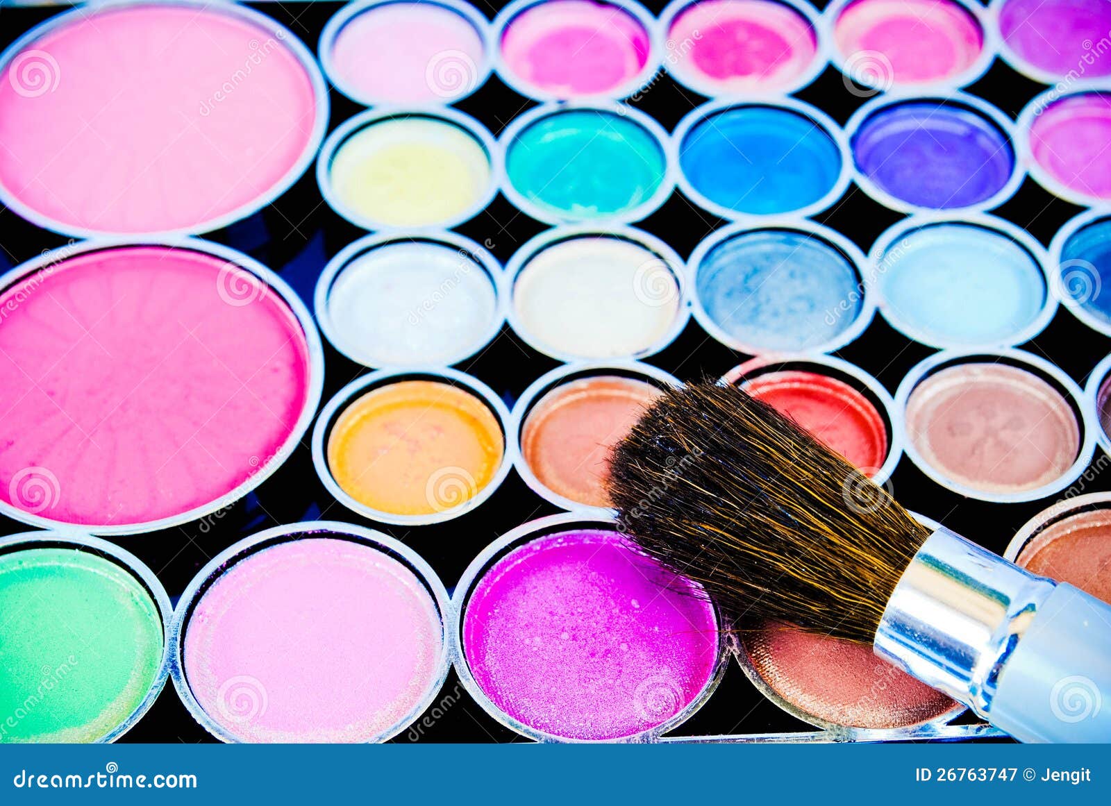 Makeup brushes stock image. Image of closeup, eyelashes - 26763747