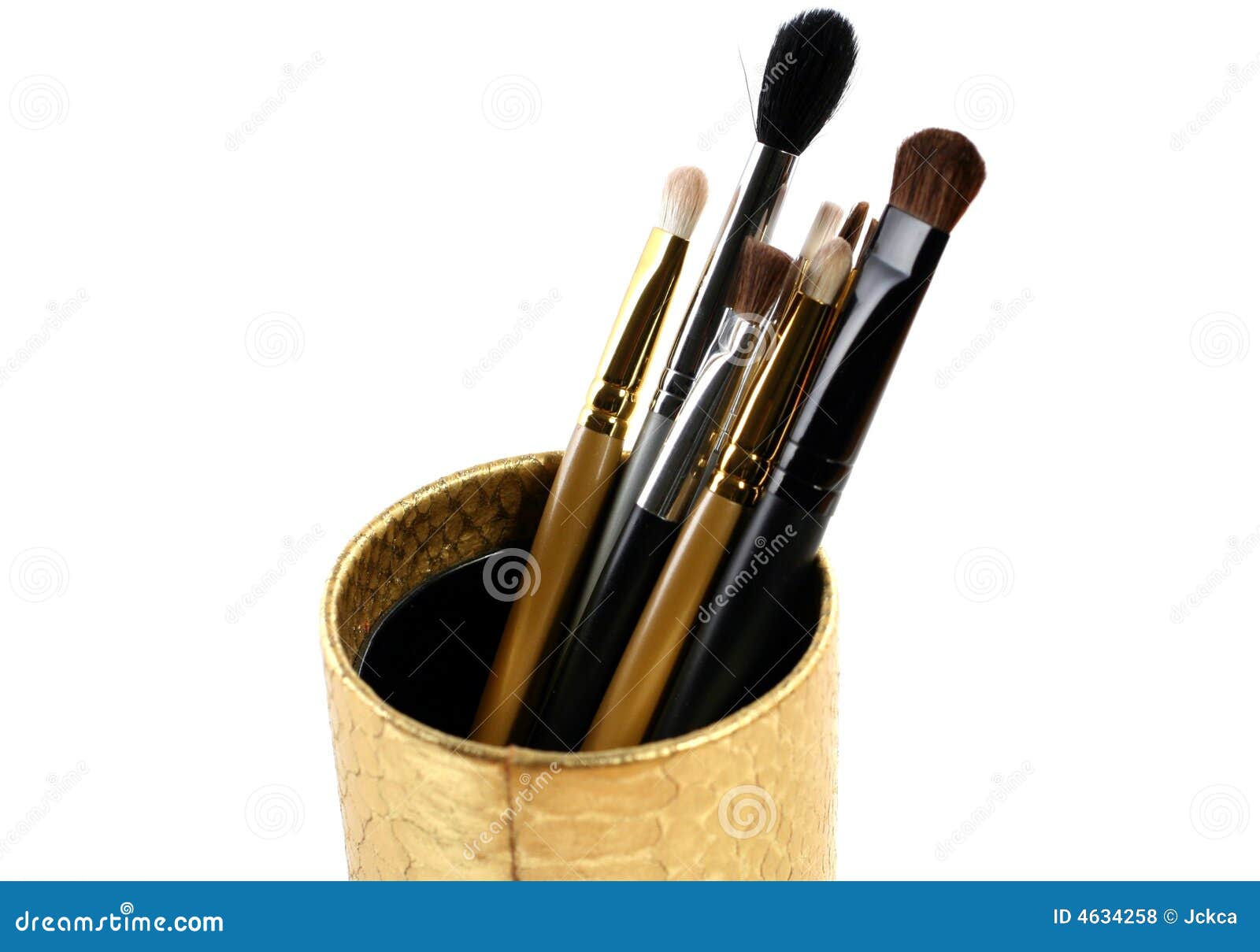 Makeup Brushes In A Container Picture. Image: 4634258