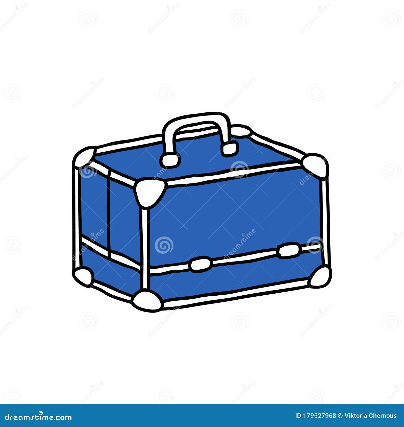Makeup case doodle icon stock illustration. Illustration of applicator ...