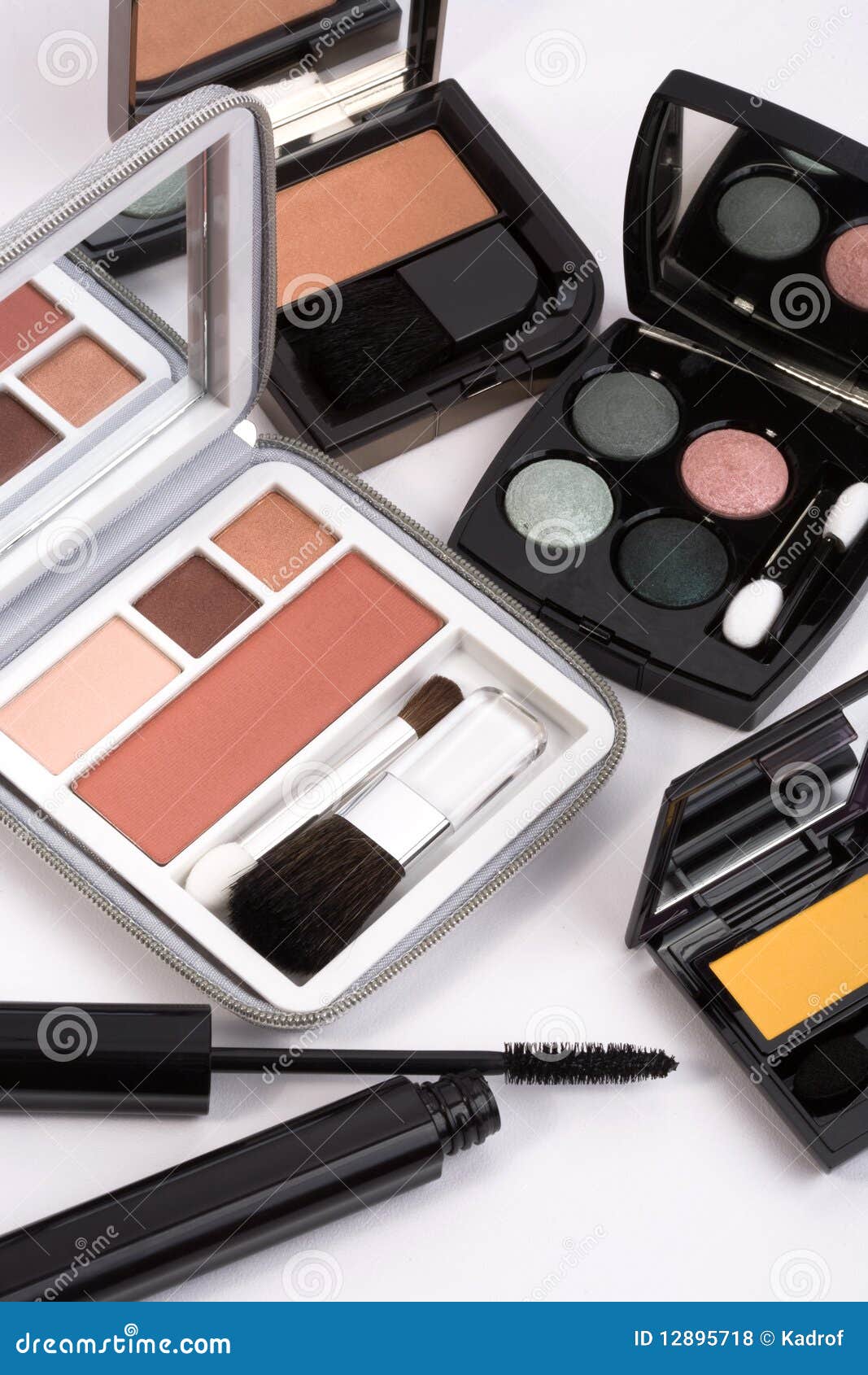 Makeup collection stock photo. Image of palette, products - 12895718