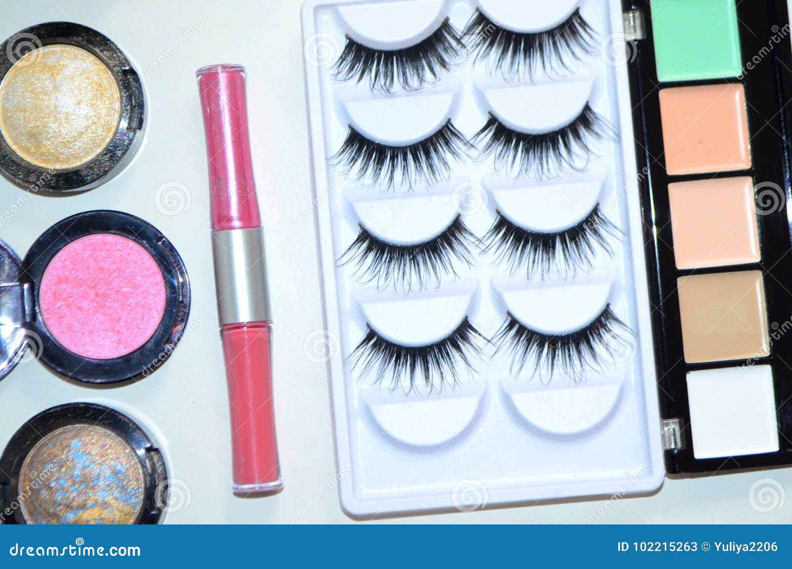 Makeup, all for make-up stock image. Image of eyeshadow - 102215263