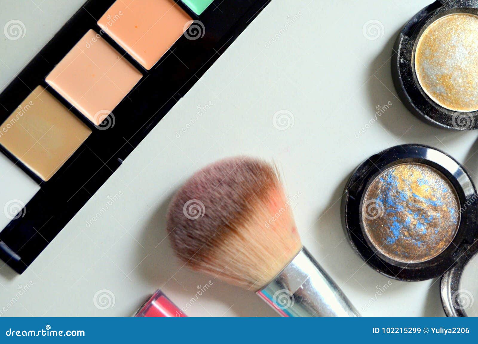 Makeup, all for make-up stock image. Image of brush - 102215299