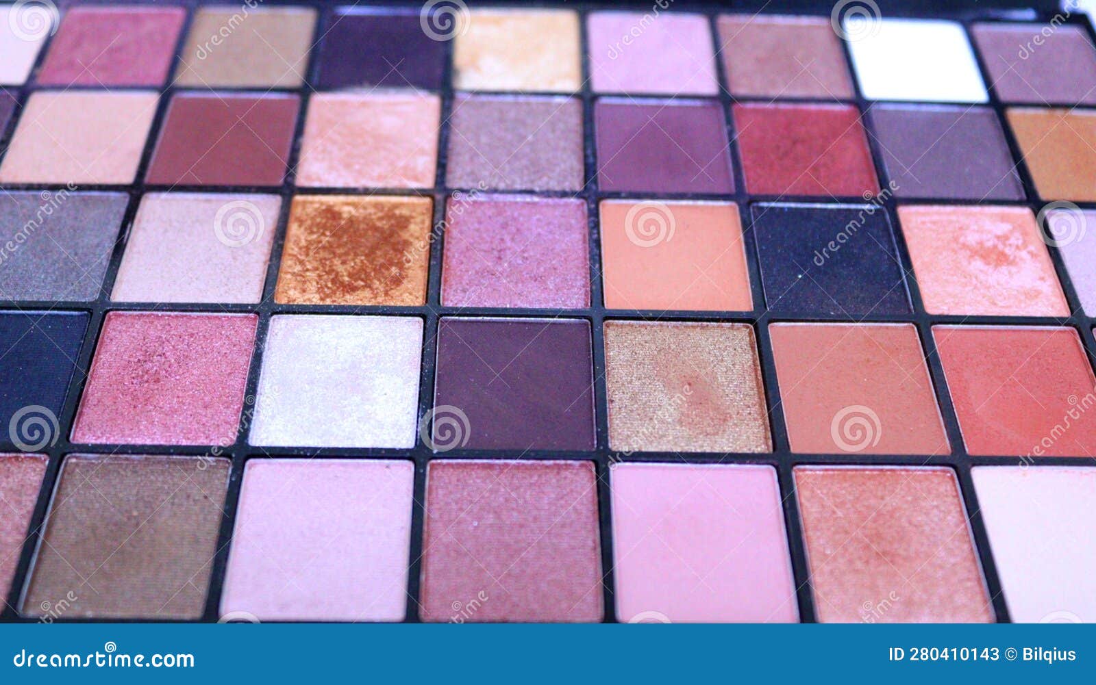Makeup Color Box - Shades of Makeup Colors Stock Image - Image of floor ...