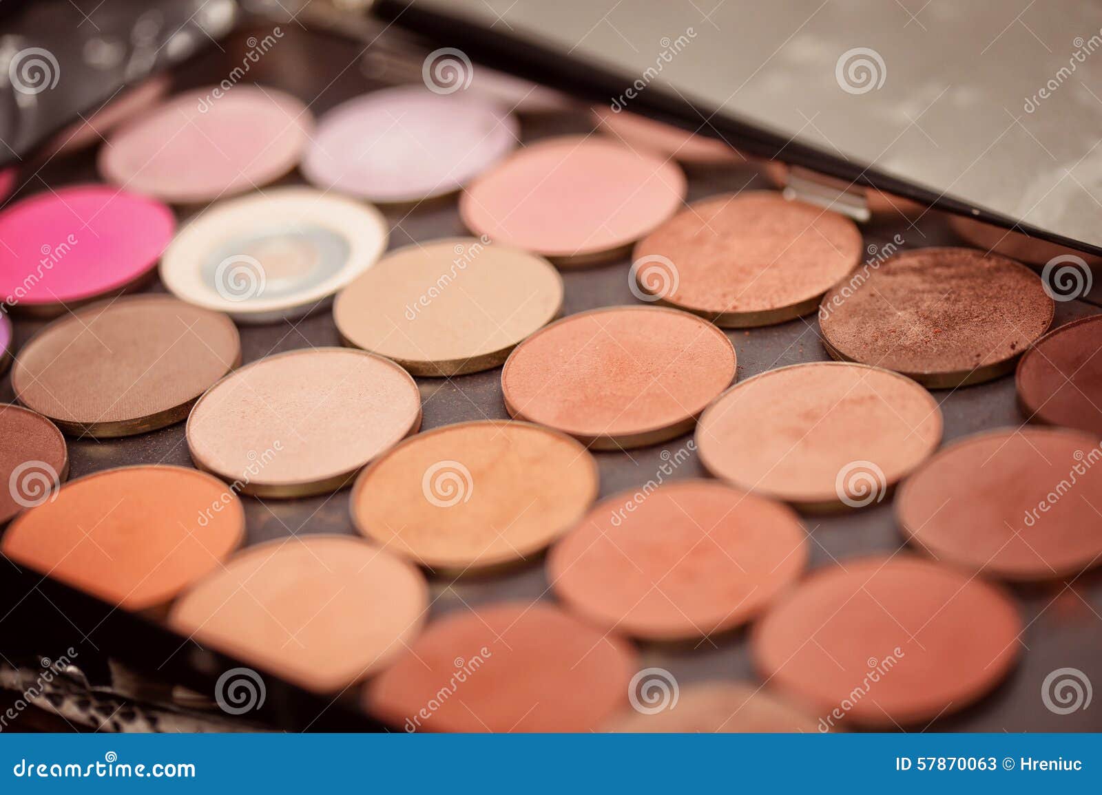 Makeup color palette stock image. Image of people, smile - 57870063