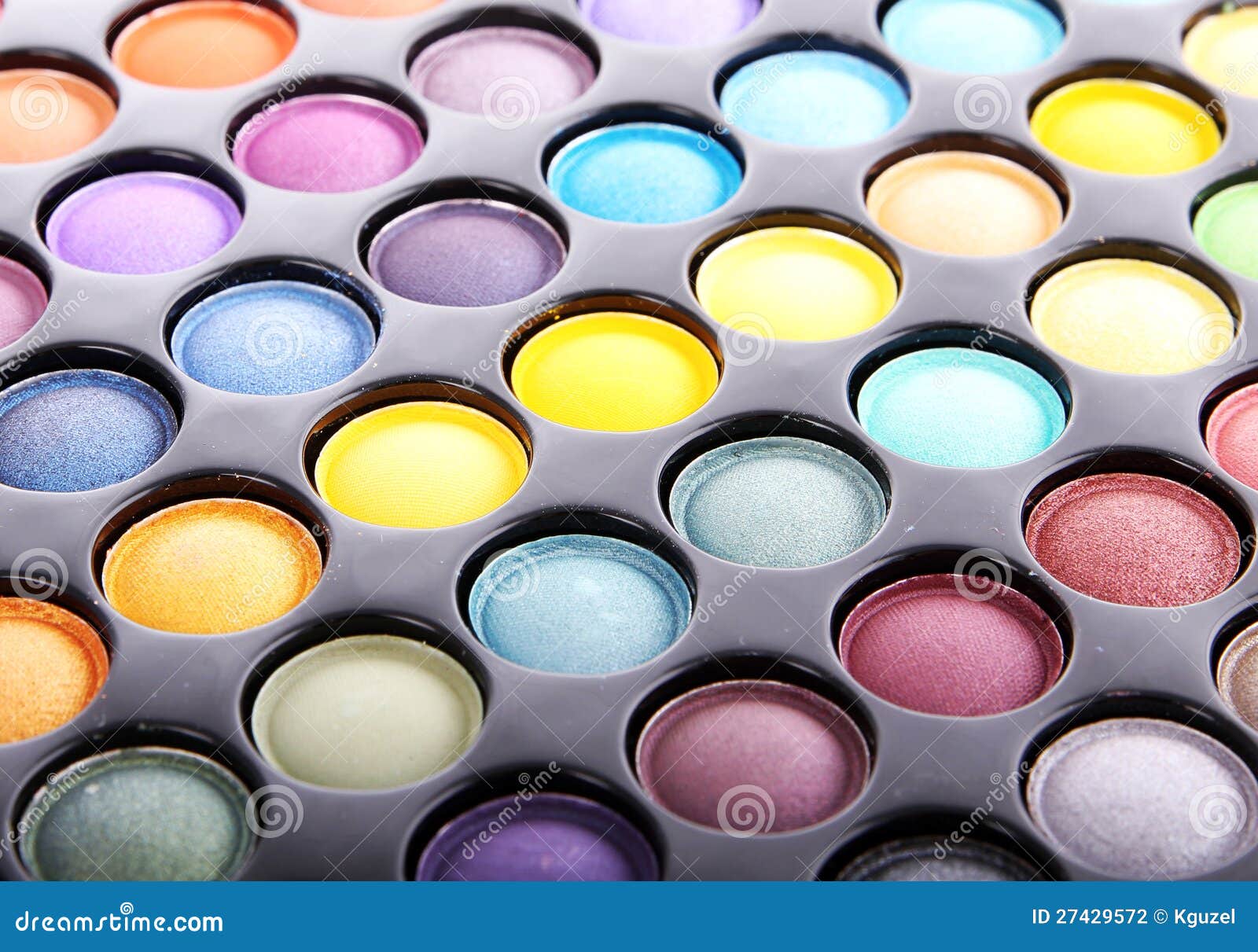 Makeup Colorful Eyeshadow Palette Stock Photo - Image of palette ...