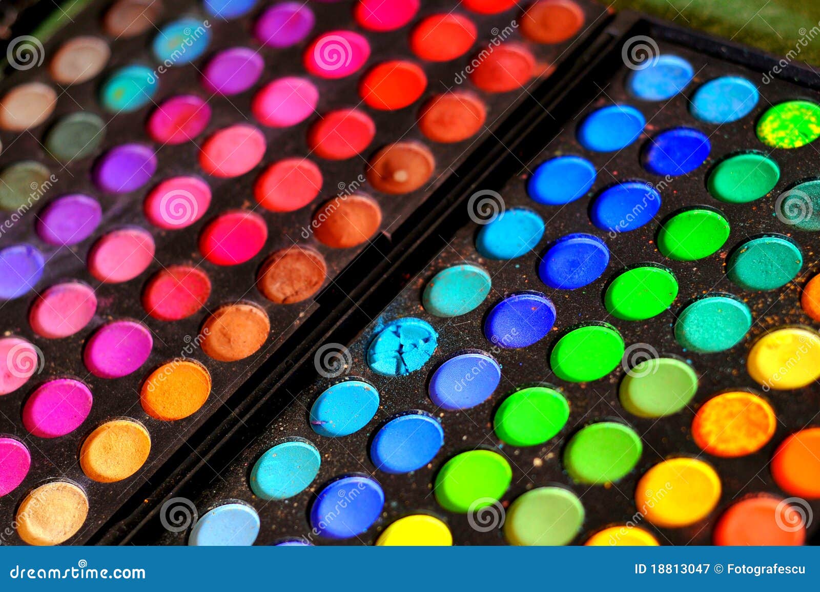 Makeup colours stock image. Image of model, colorful - 18813047