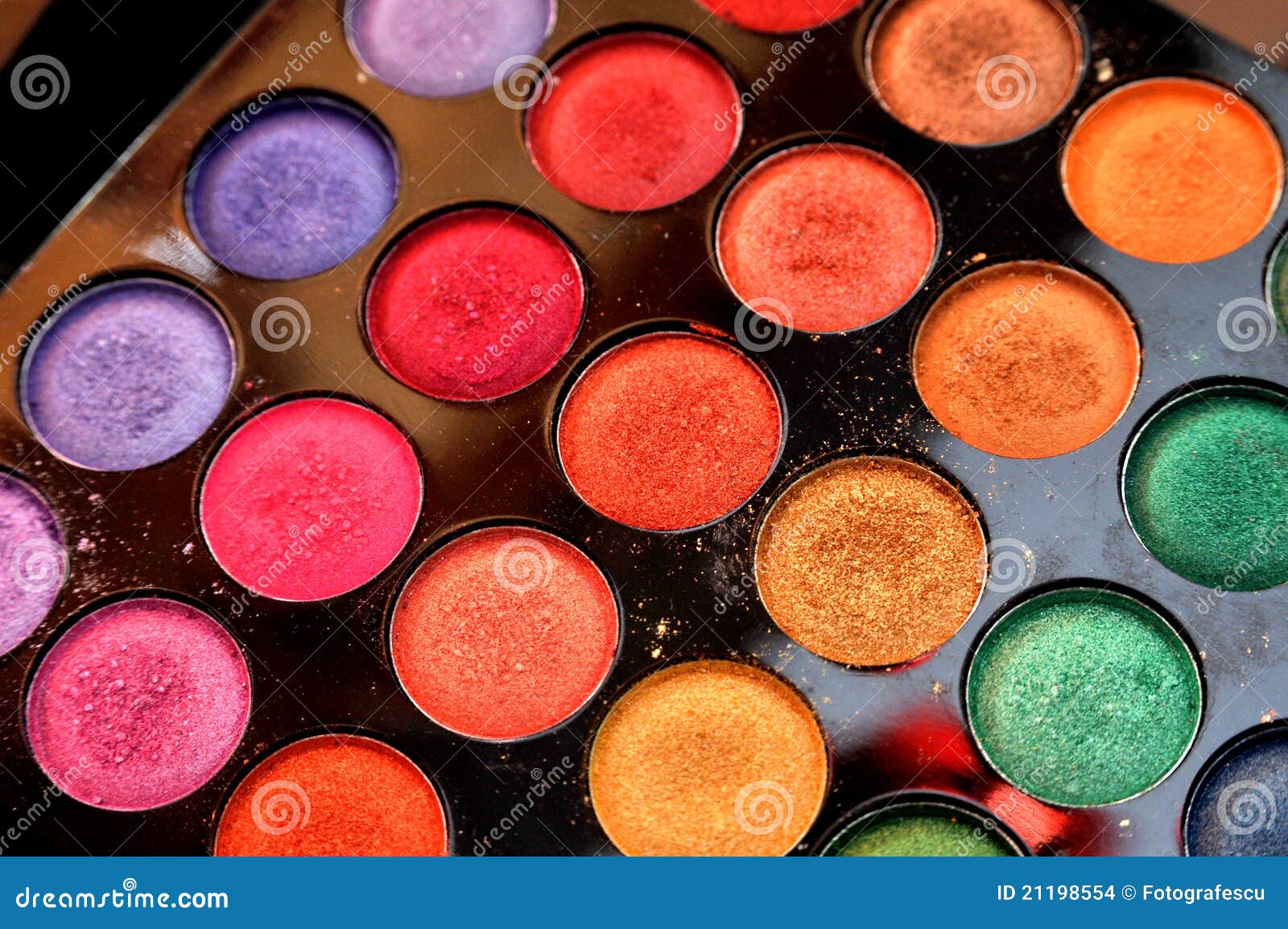 Makeup colours stock photo. Image of cosmetics, application - 21198554