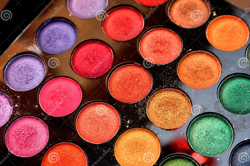Makeup colours stock photo. Image of cosmetics, application - 21198554