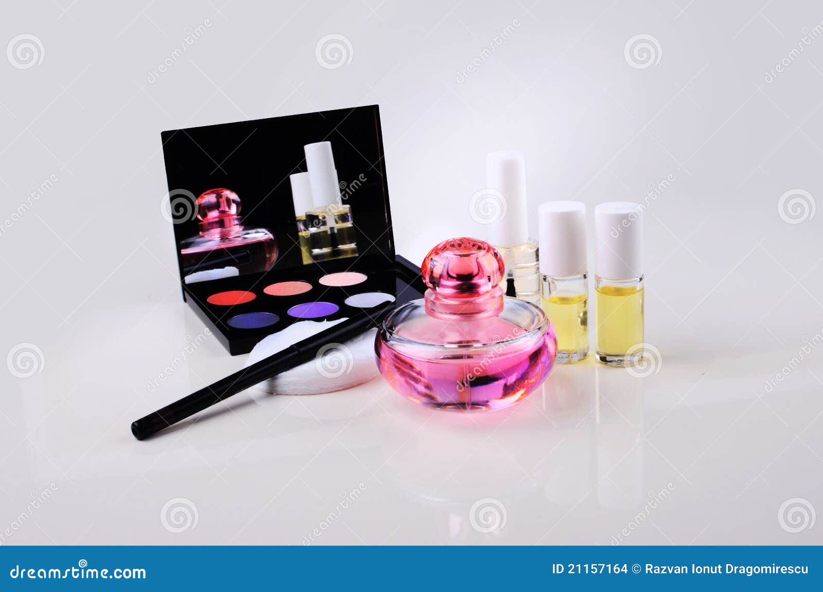 Makeup Cosmetics stock photo. Image of object, colorful - 21157164