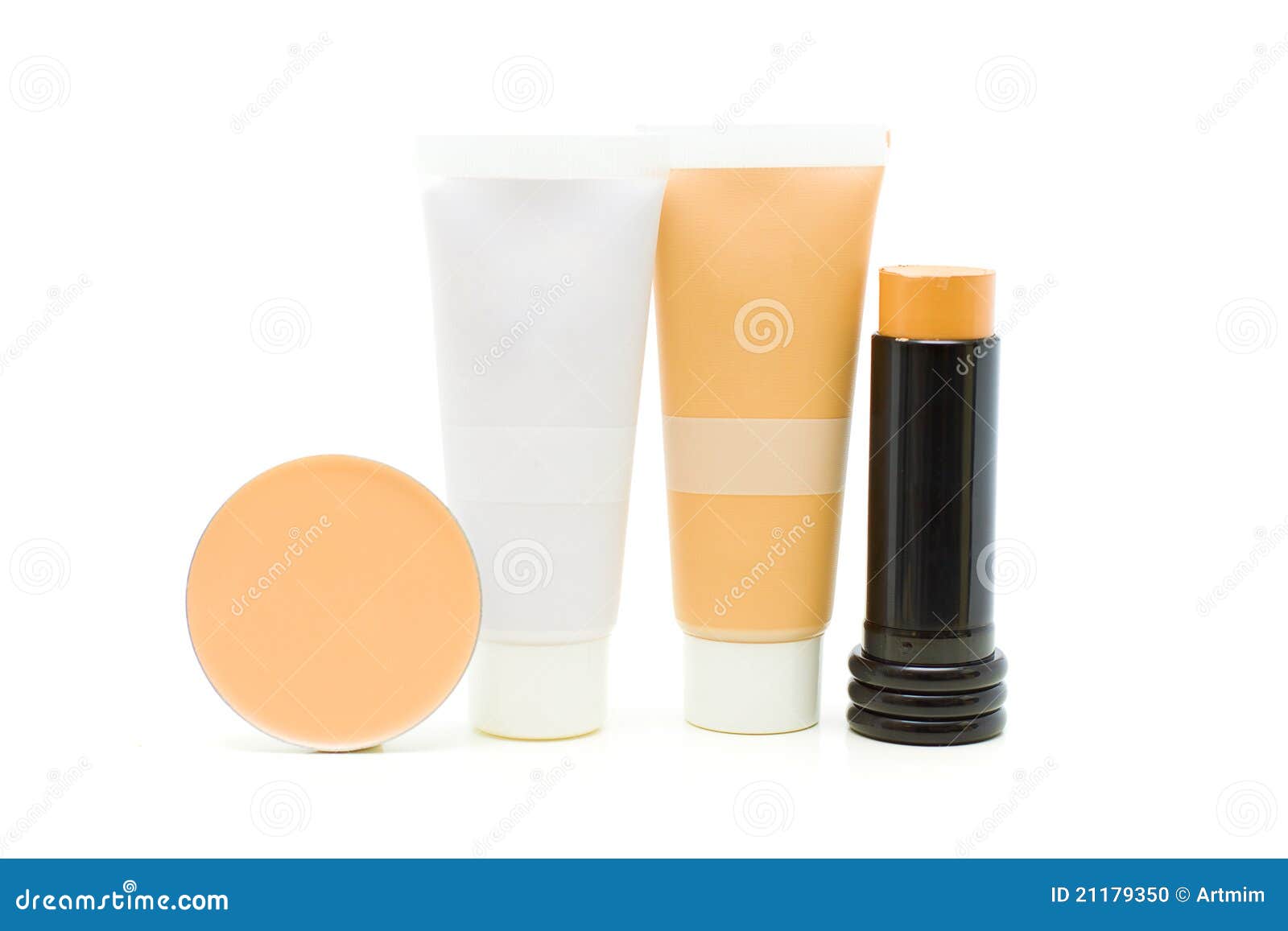 Makeup Cosmetics - Powder, Foundation, Tone Cream Stock Photo - Image ...