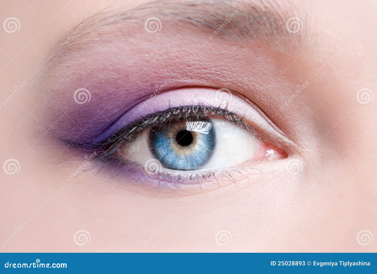 Makeup of a female eye stock image. Image of bright, face - 25028893