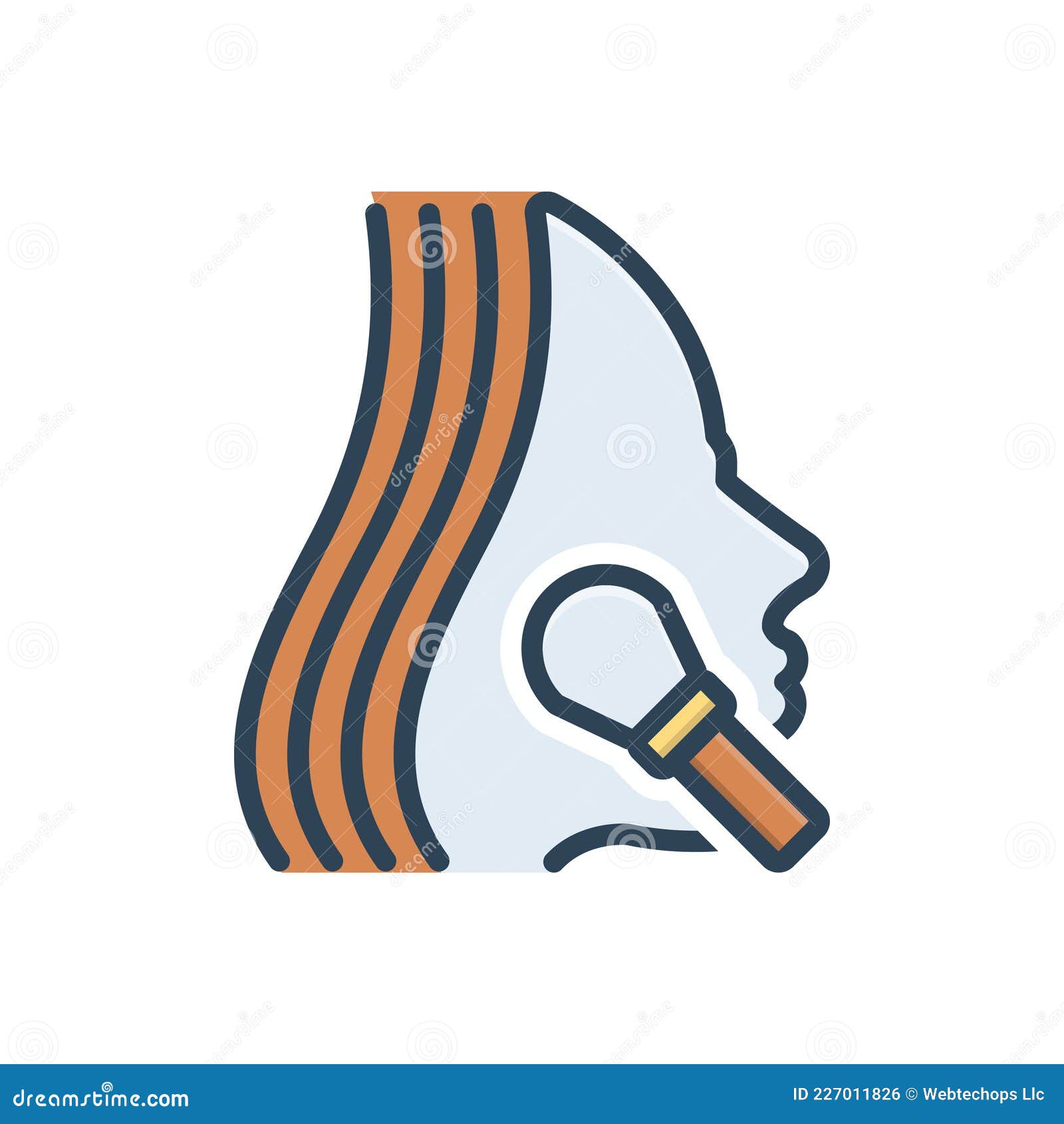 Color Illustration Icon for Makeup, Makeover and Cosmetic Stock ...