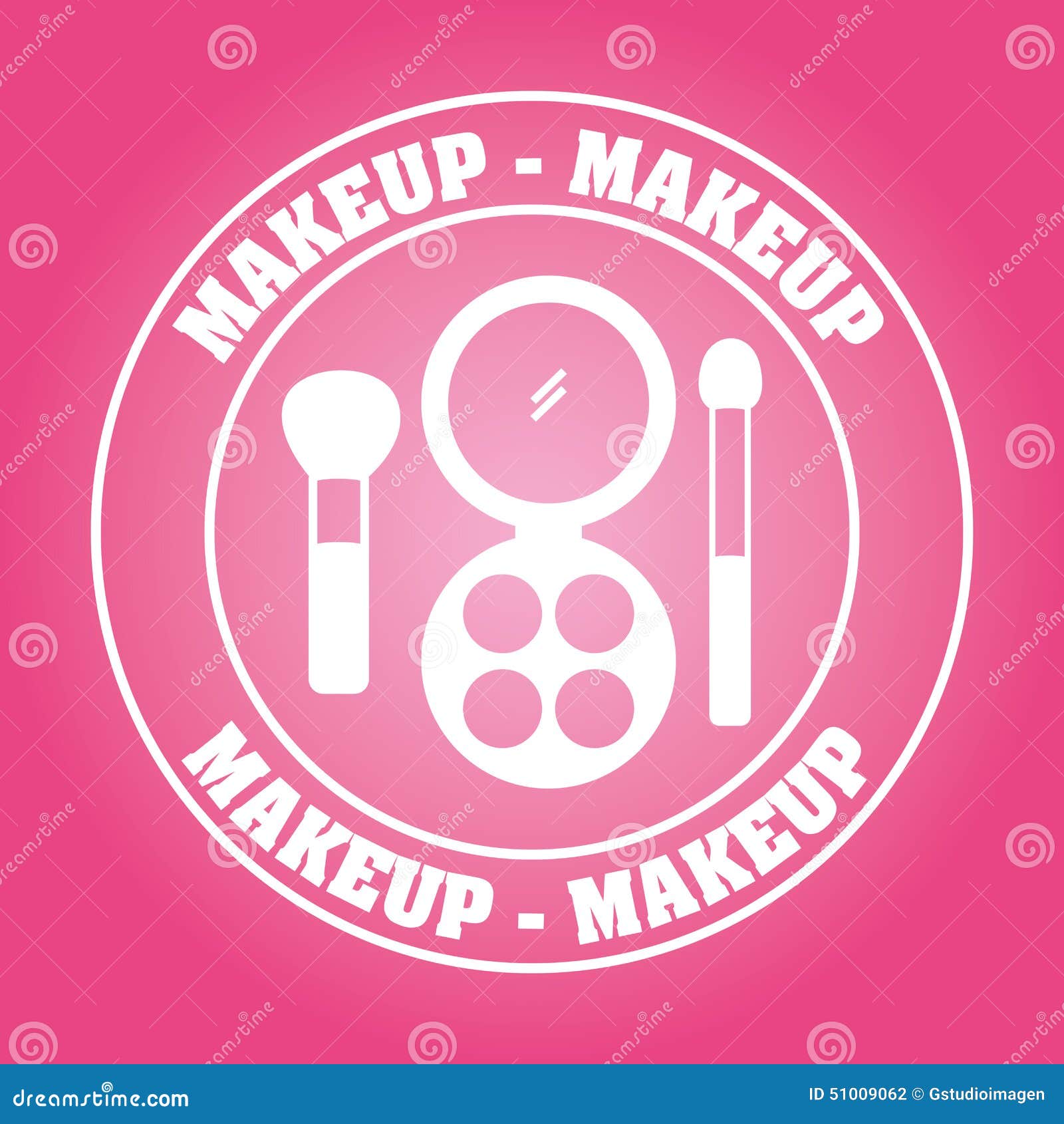 Makeup kit stock vector. Illustration of element, beauty - 51009062