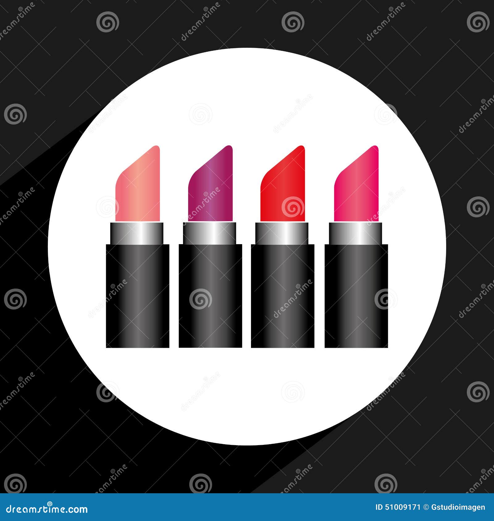 Makeup kit stock vector. Illustration of artist, female - 51009171