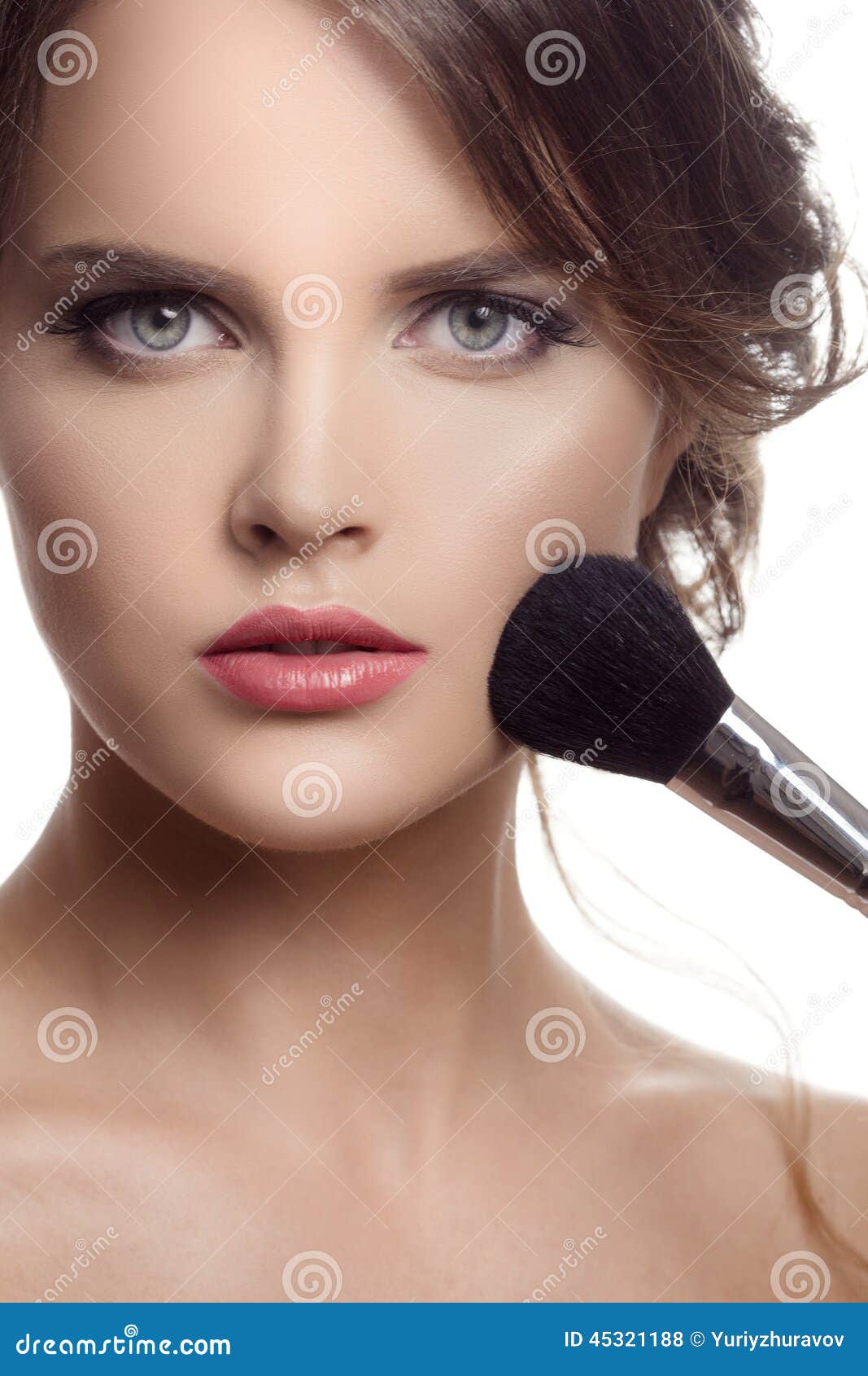 Makeup. Make-up Face stock photo. Image of dark, beauty - 45321188