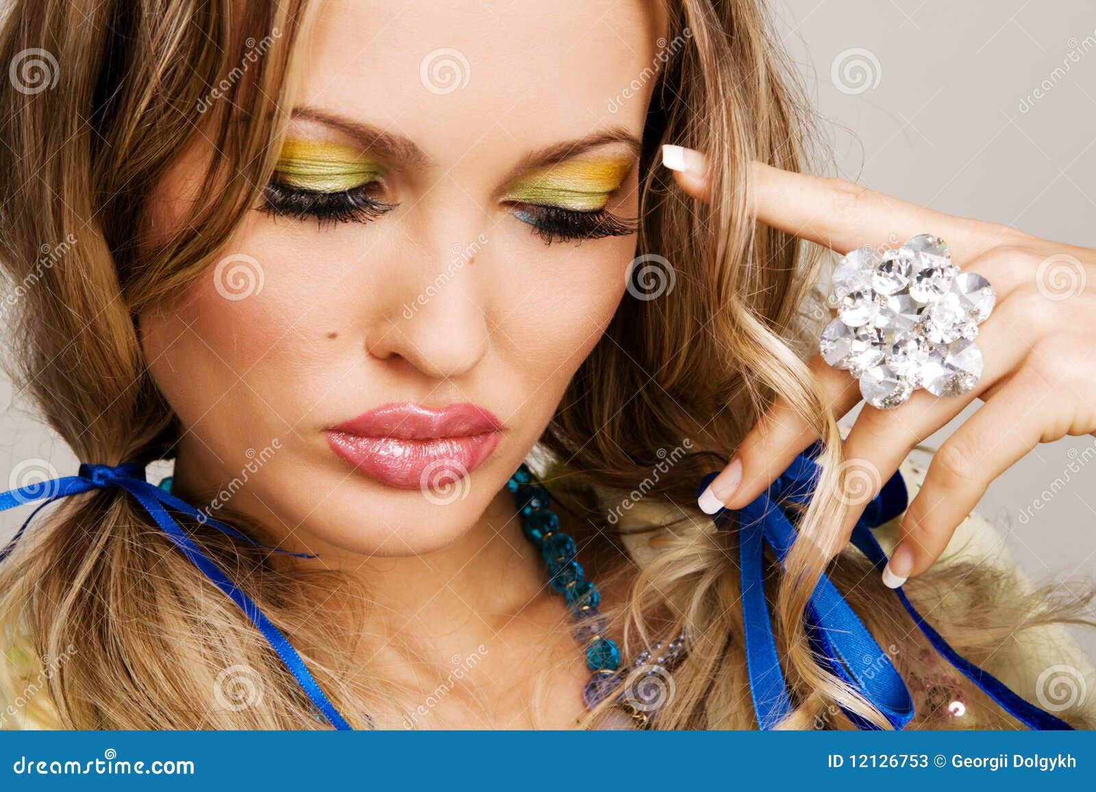 Makeup Model Face Portrait Stock Photos - Image: 12126753
