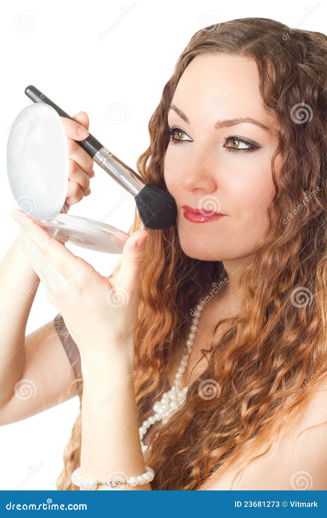 Makeup model woman stock image. Image of attractive, looking - 23681273