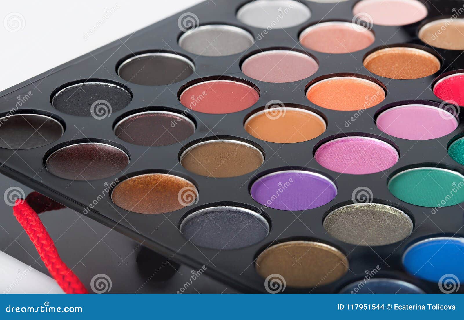 Makeup Palette of Eye Shadows. Stock Photo - Image of closeup, visage ...