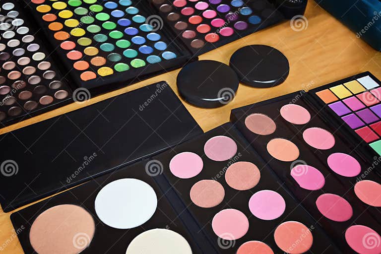 Makeup Pallet stock photo. Image of beautiful, female - 24345714